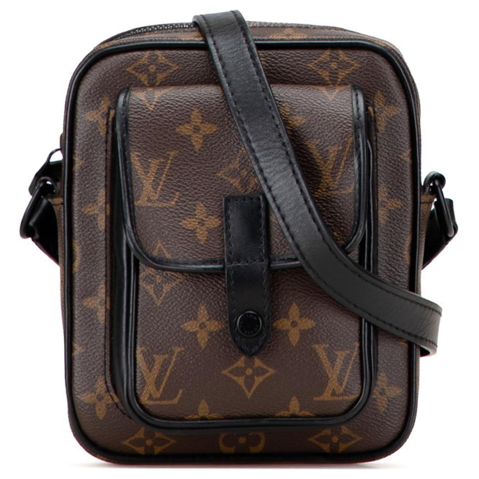 Louis Vuitton Monogram Macassar Christopher Wearable Wallet Shoulder ...