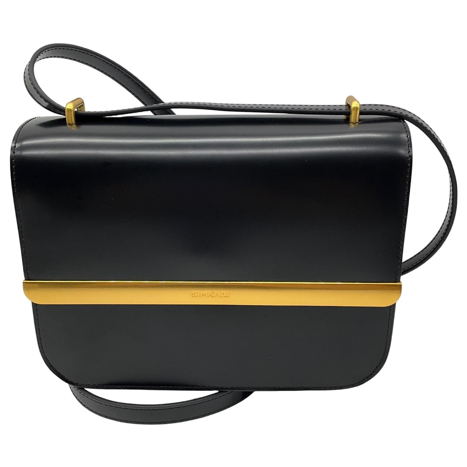 Jonathan Simkhai Simkhai Black Remy Leather Shoulder Bag ref.2529454 ...
