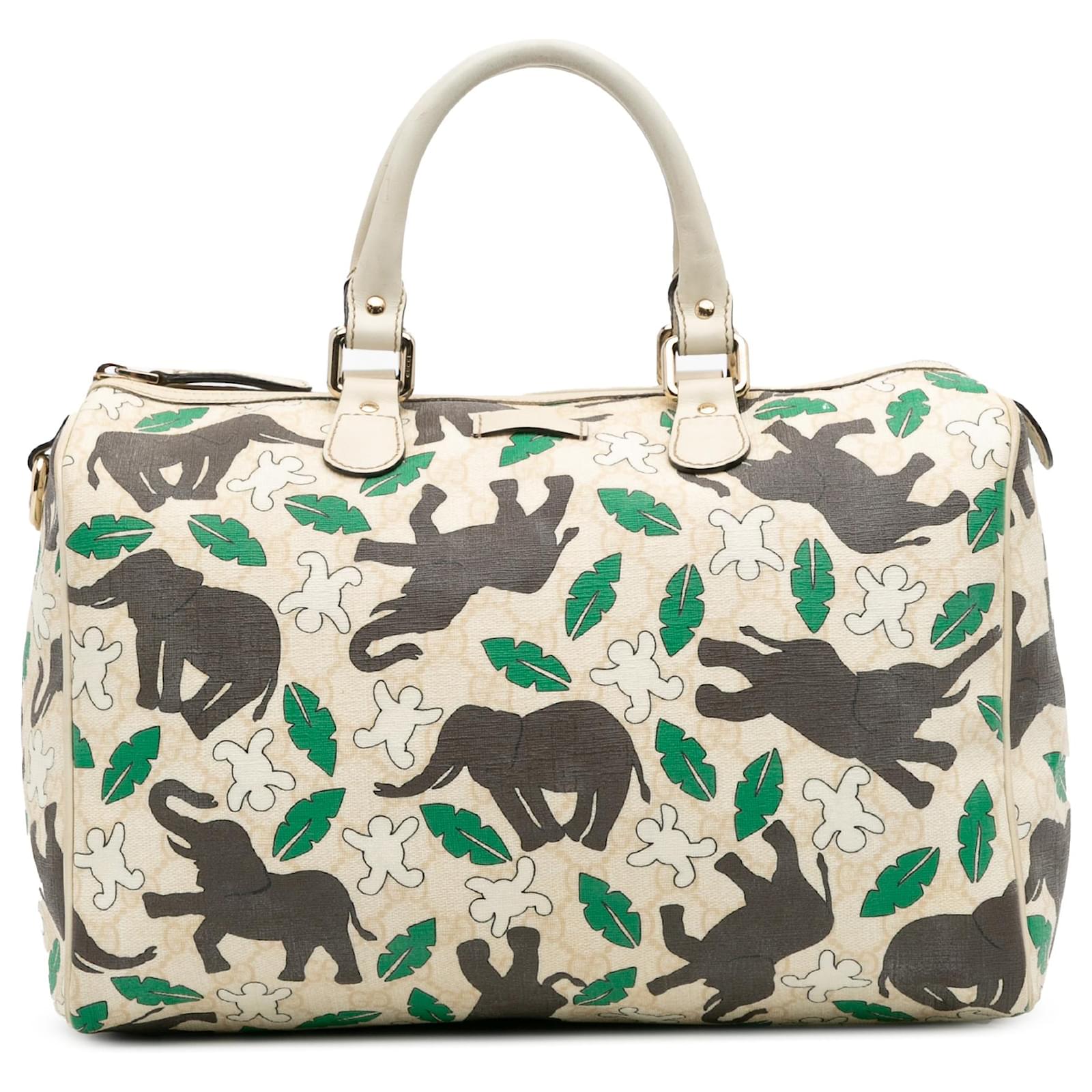 Gucci Brown Limited Edition GG Supreme Joy Snowman In Africa Beige ...