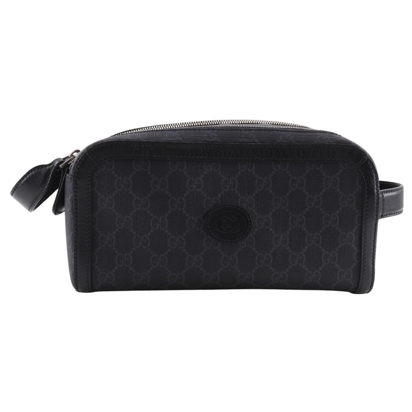Gucci Interlocking G Second Bag Black Cloth ref.2530839 - Joli Closet