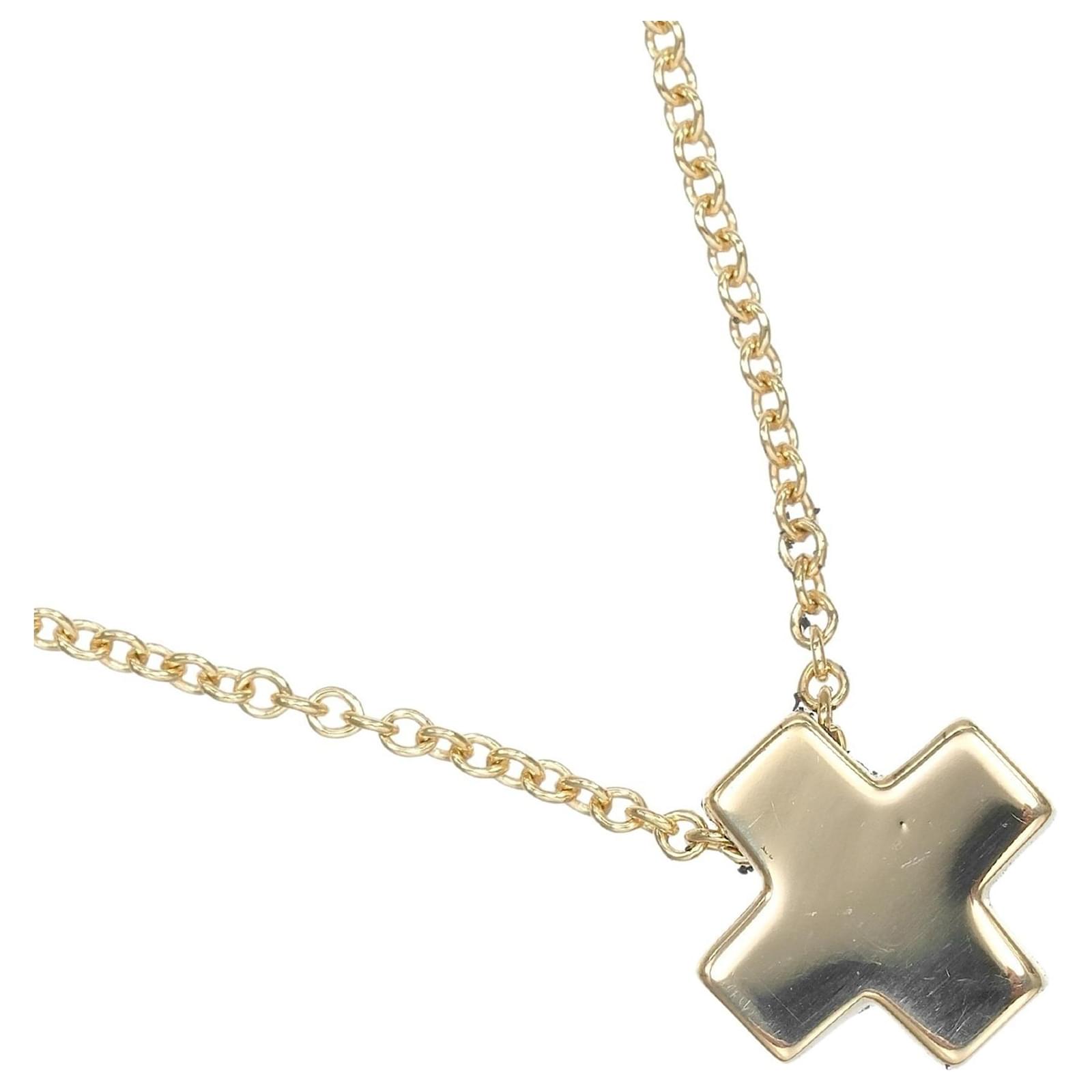 Tiffany & Co Tiffany Cruciform Roman Cross Necklace Yellow gold ref ...