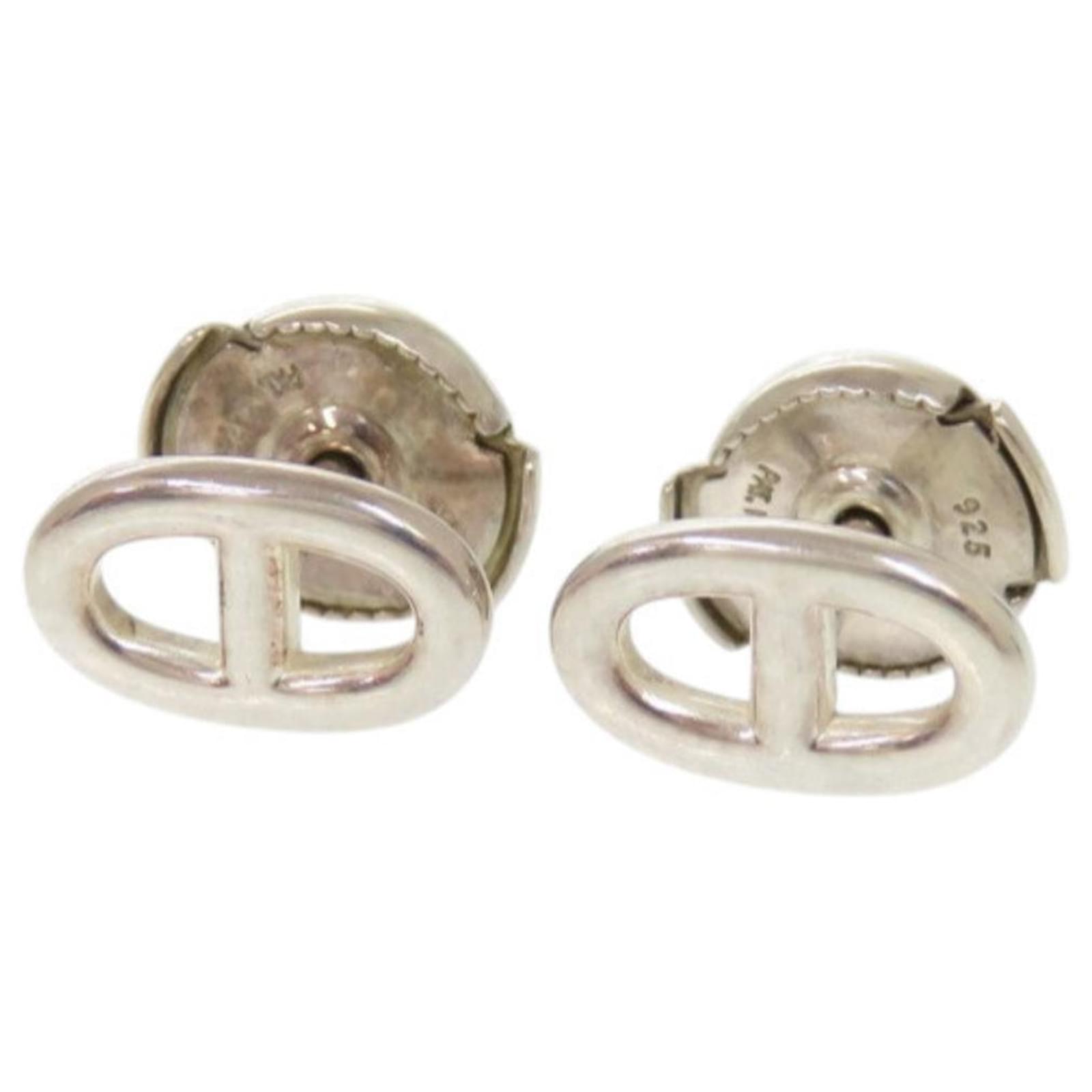Boucle D Oreilles Hermes Argent