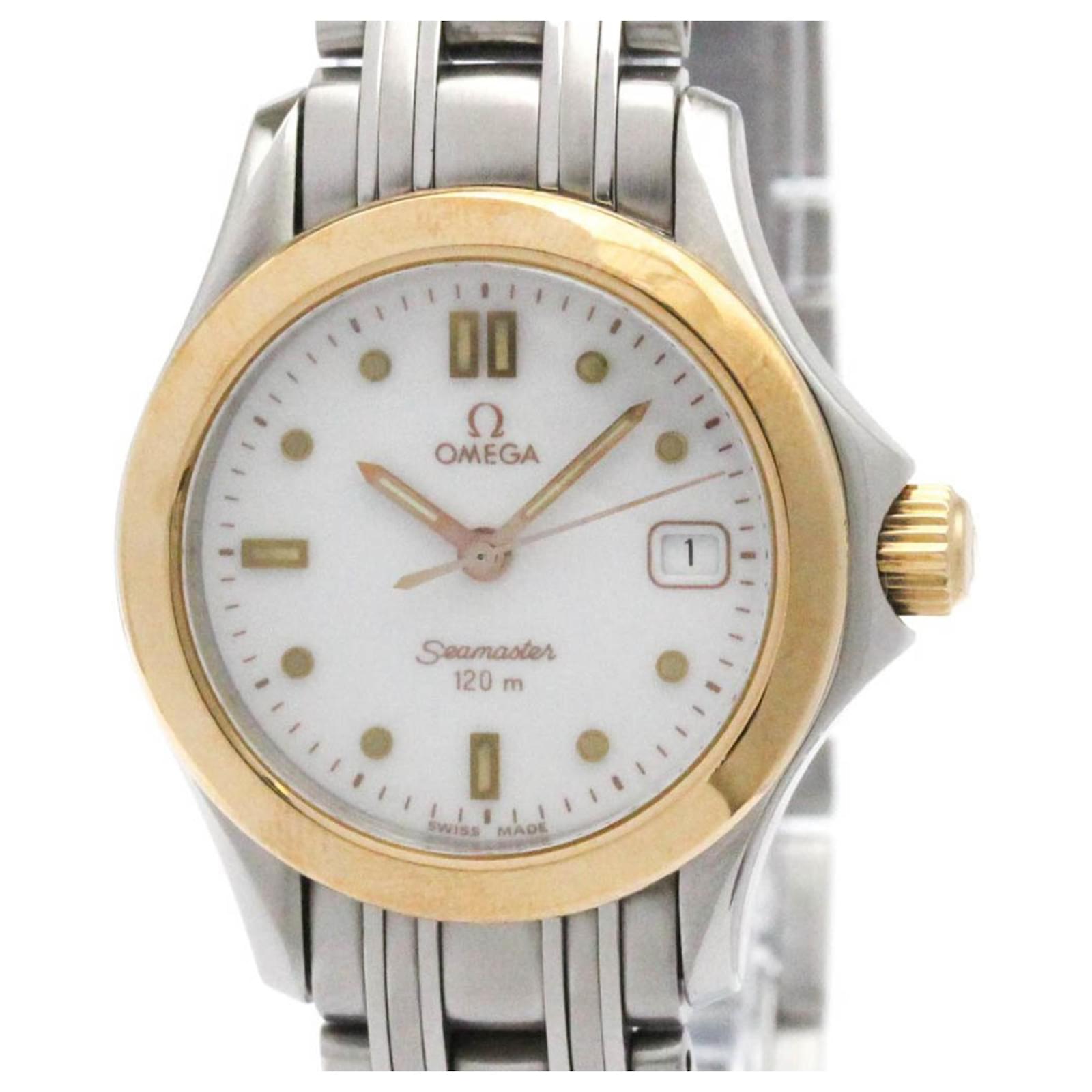 OMEGA Seamaster 120M Pink Gold Steel Quartz Watch ref.2546080 - Joli Closet