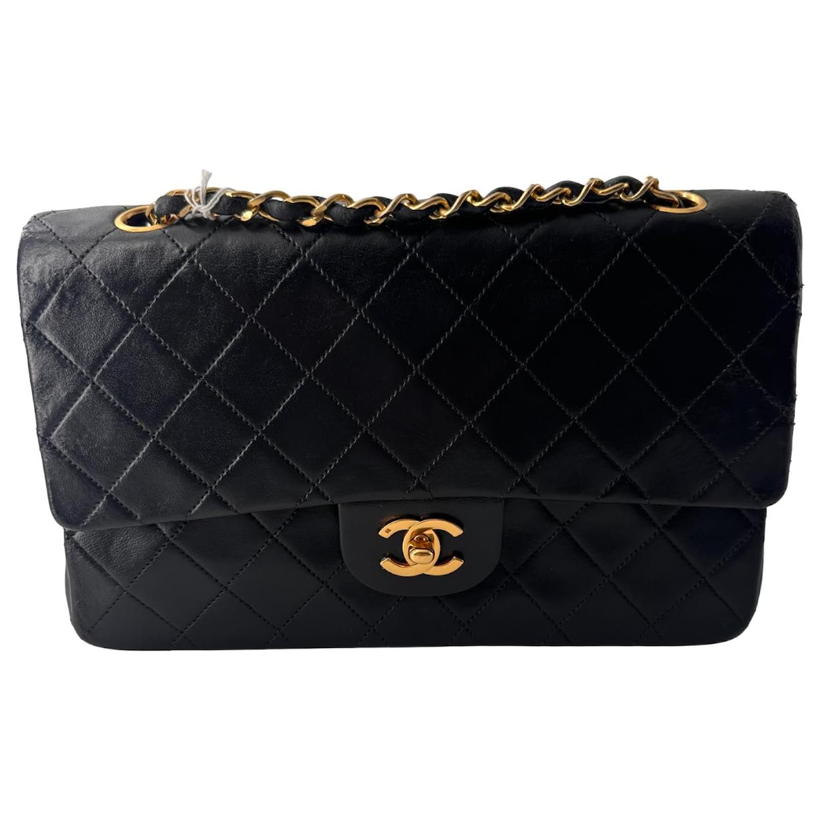 Chanel Timeless - Classic Double Flap Bag Leather Black ref.2546860 ...