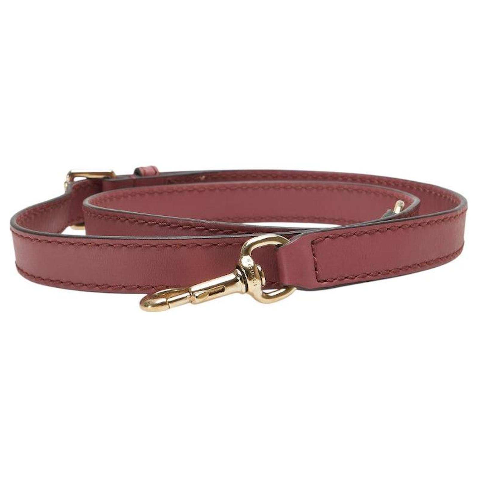 Gucci Official Name Leather Shoulder Strap Golden Purple ref.2547329 ...
