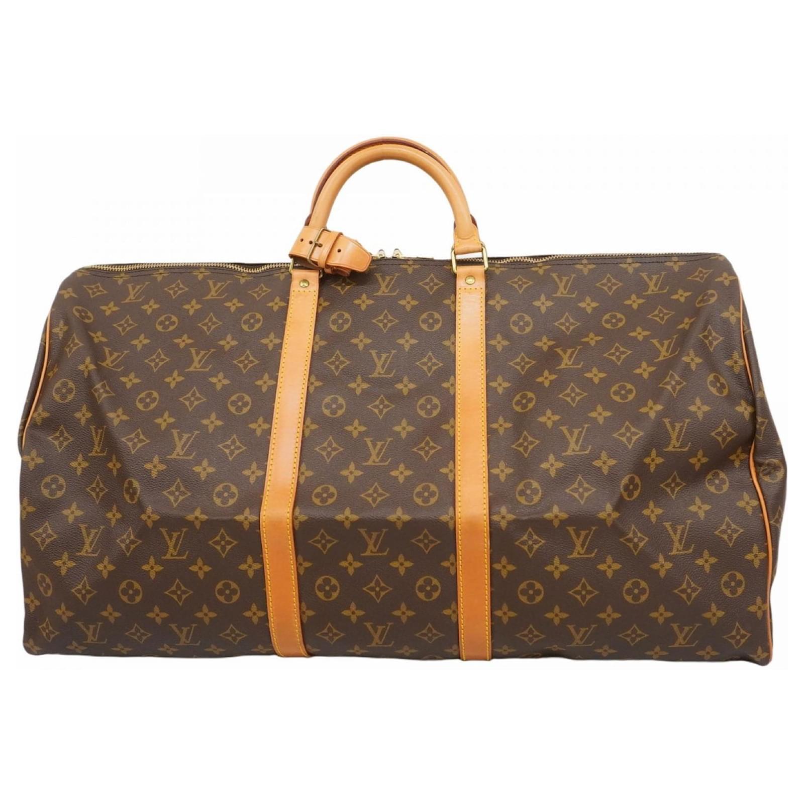 Louis Vuitton Monogram Keepall 60 Boston Bag Brown ref.2548409 - Joli ...