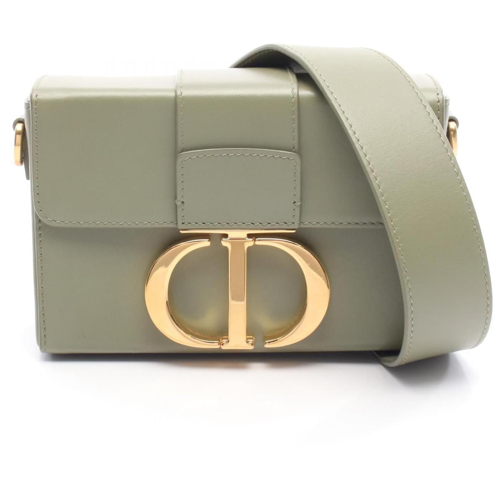 Christian Dior Dior 30 MONTAIGNE Box Calfskin Shoulder Bag Green ...