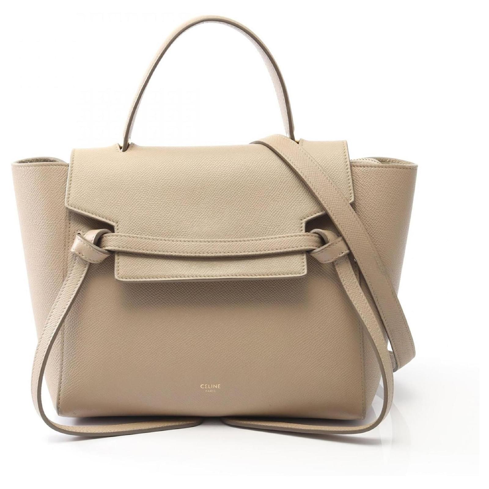 Céline Celine Belt Bag Micro Beige Leather ref.2563767 - Joli Closet