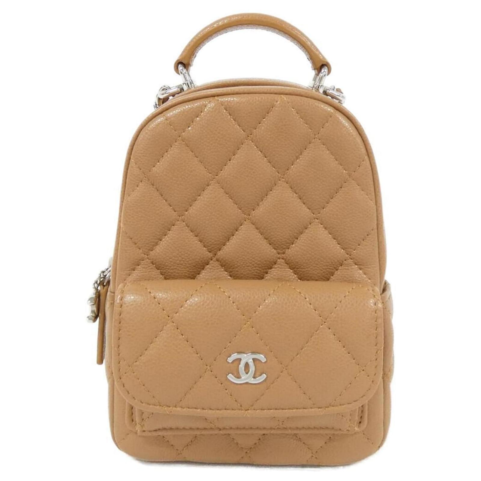 Chanel Timeless Classic Line Backpack Beige ref.2565203 - Joli Closet