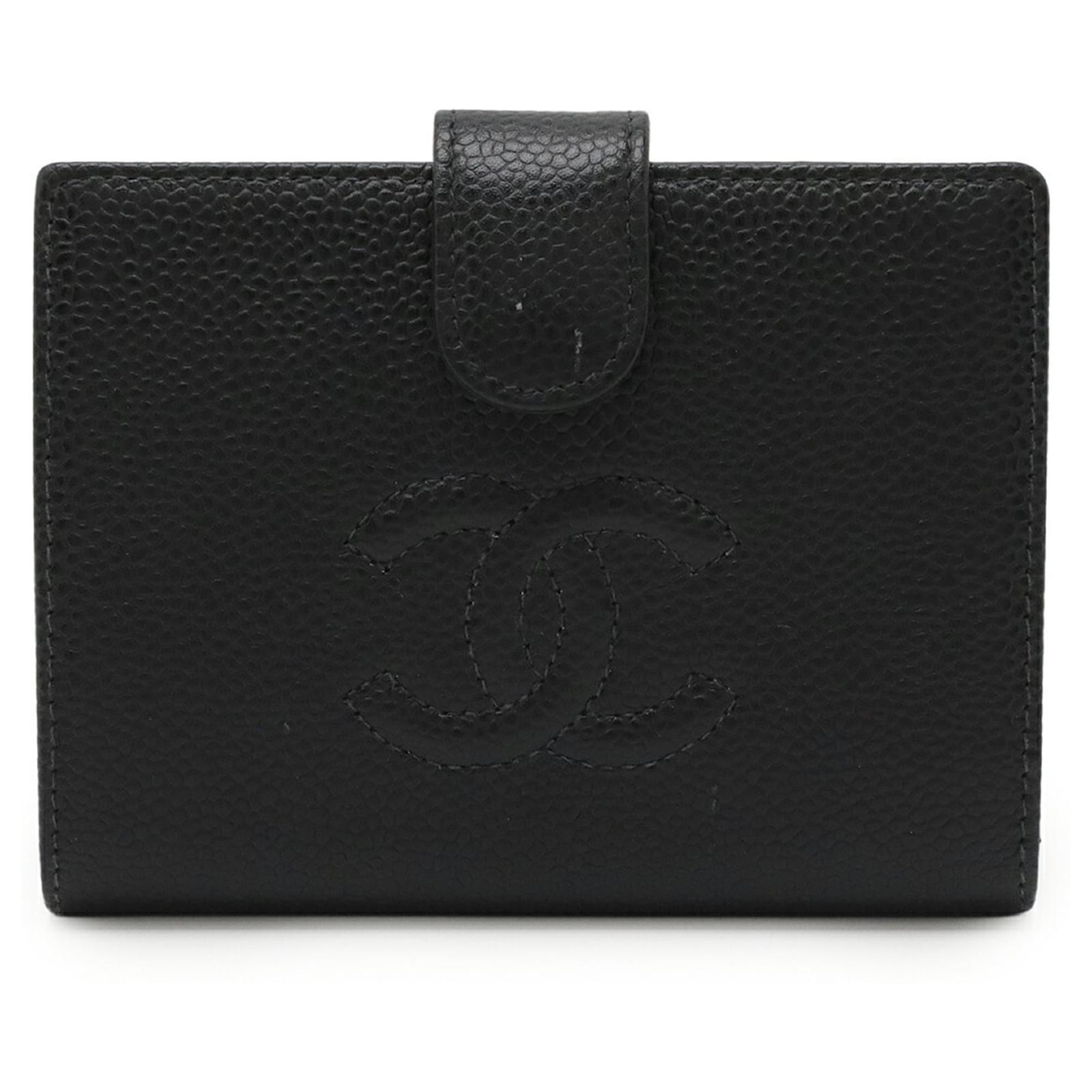 Chanel Coco Mark Bifold Wallet Black ref.2565398 - Joli Closet