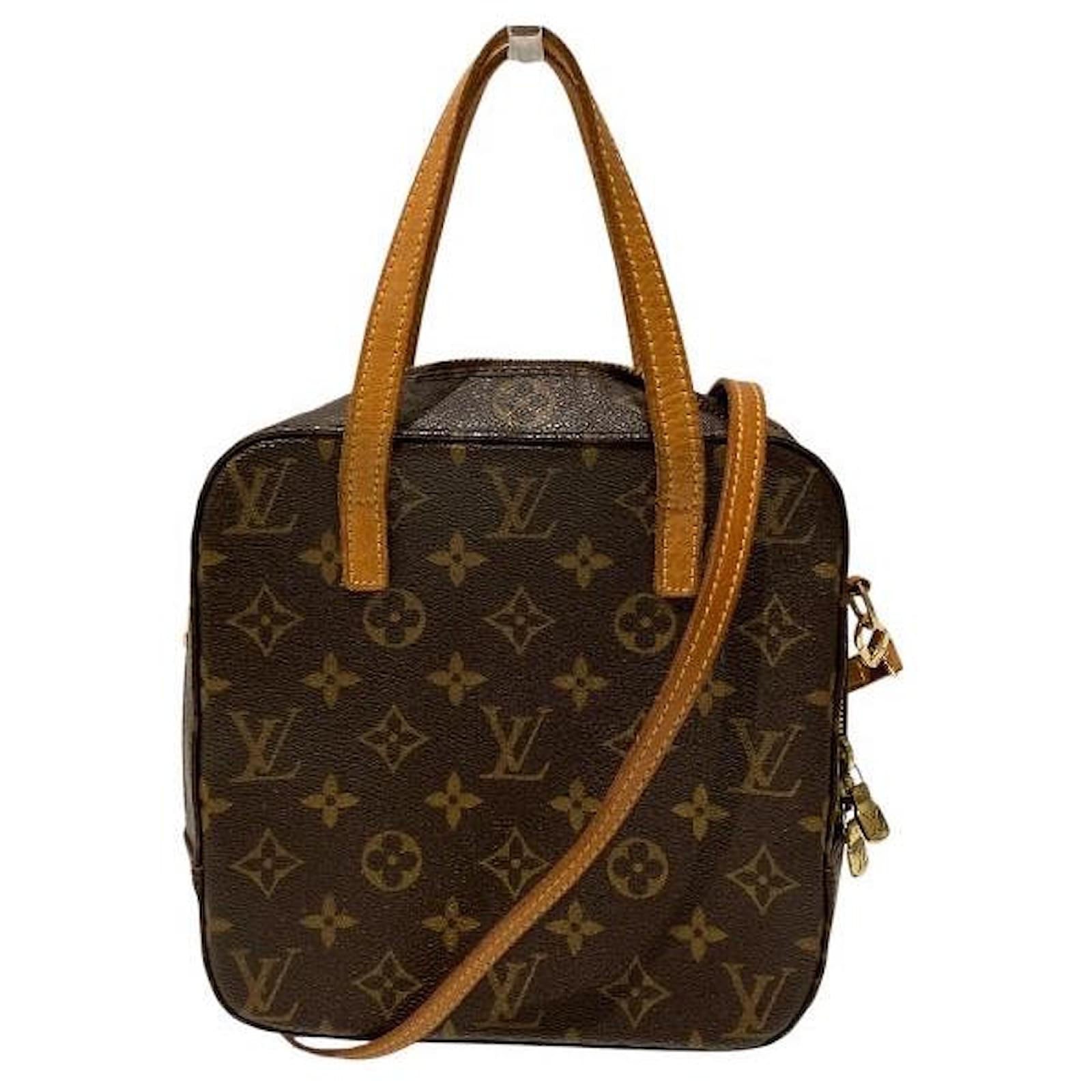 Louis Vuitton Spontini Monogram 2way Bag Brown Cloth ref.2568809 - Joli ...
