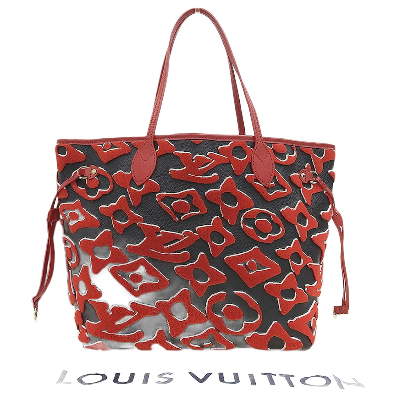 Louis Vuitton Neverfull MM Tote Black Cloth ref.2569907 - Joli Closet