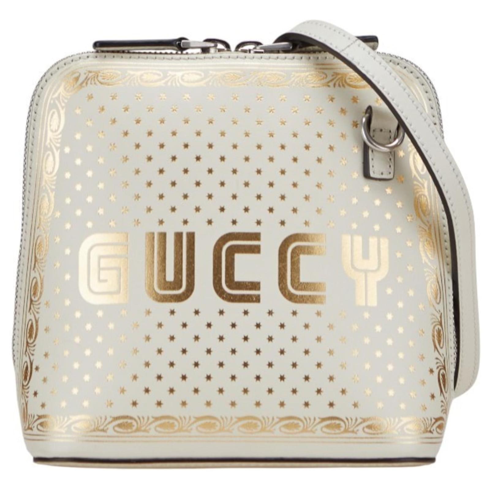 Gucci x SEGA Star Motif Shoulder Bag White Leather ref.2572039 - Joli ...