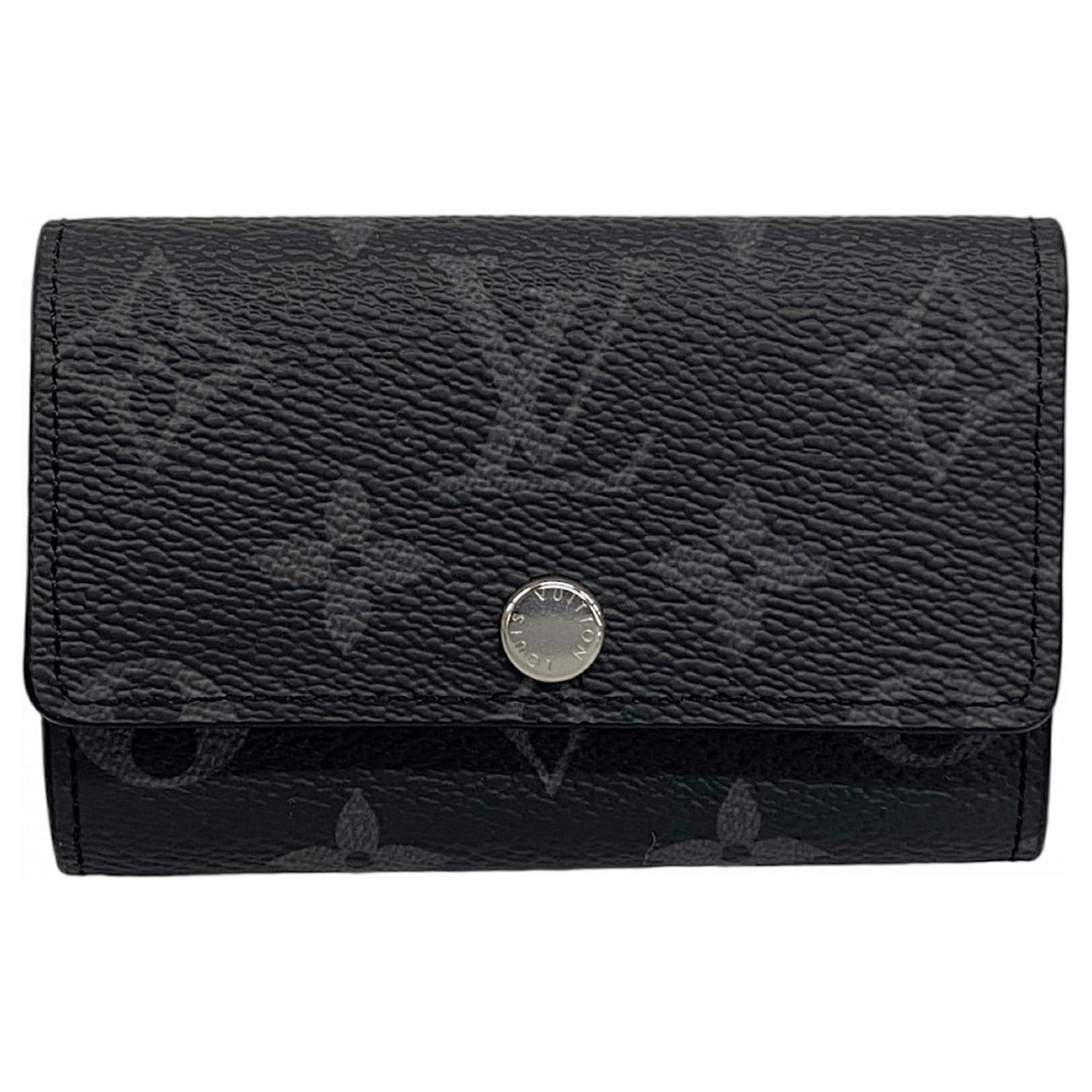 Louis Vuitton Monogram Eclipse Multicle 6 Key Case Brown Black ref ...