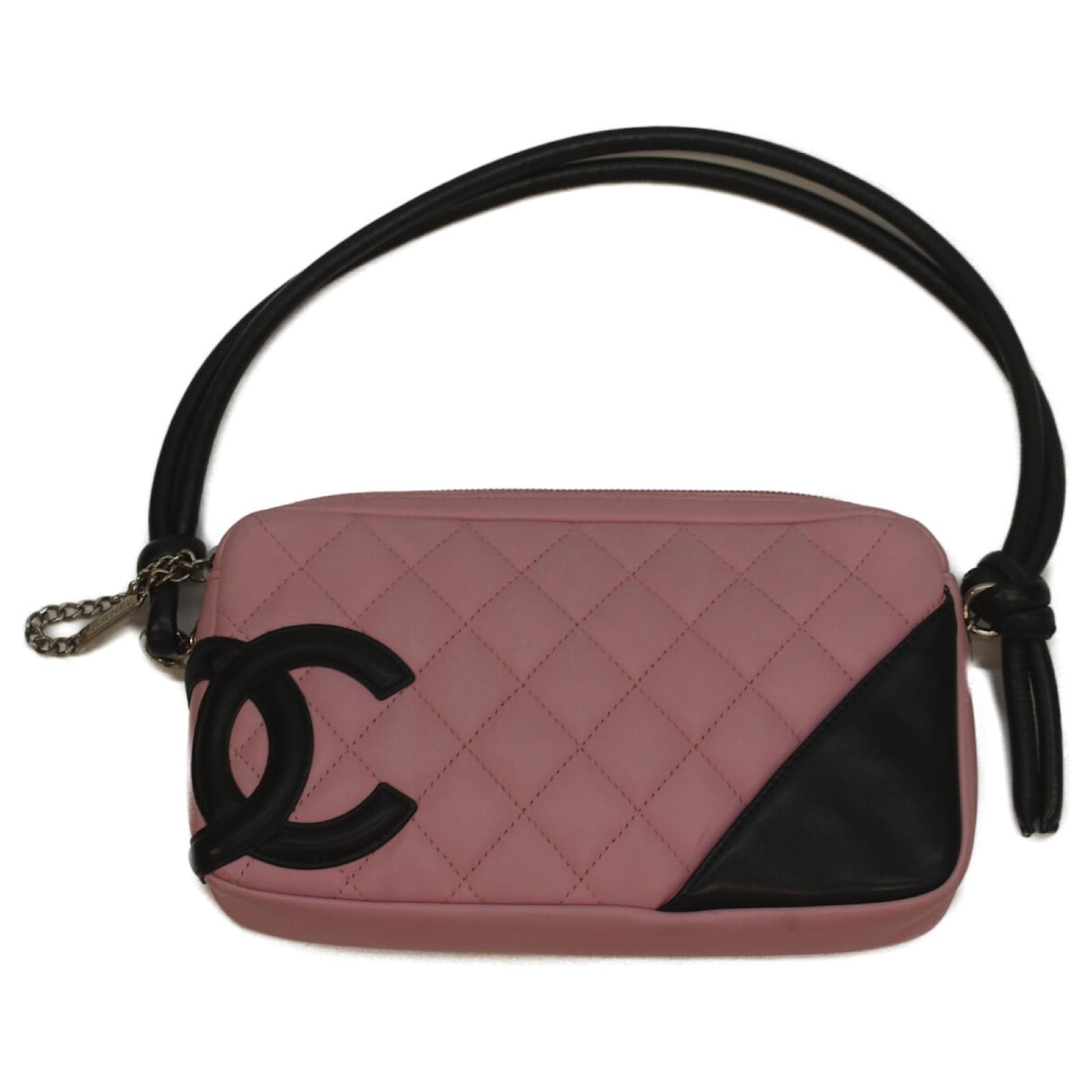 Chanel No. 9 Pink Cambon Semi-Shoulder Pouch Handbag Leather ref ...
