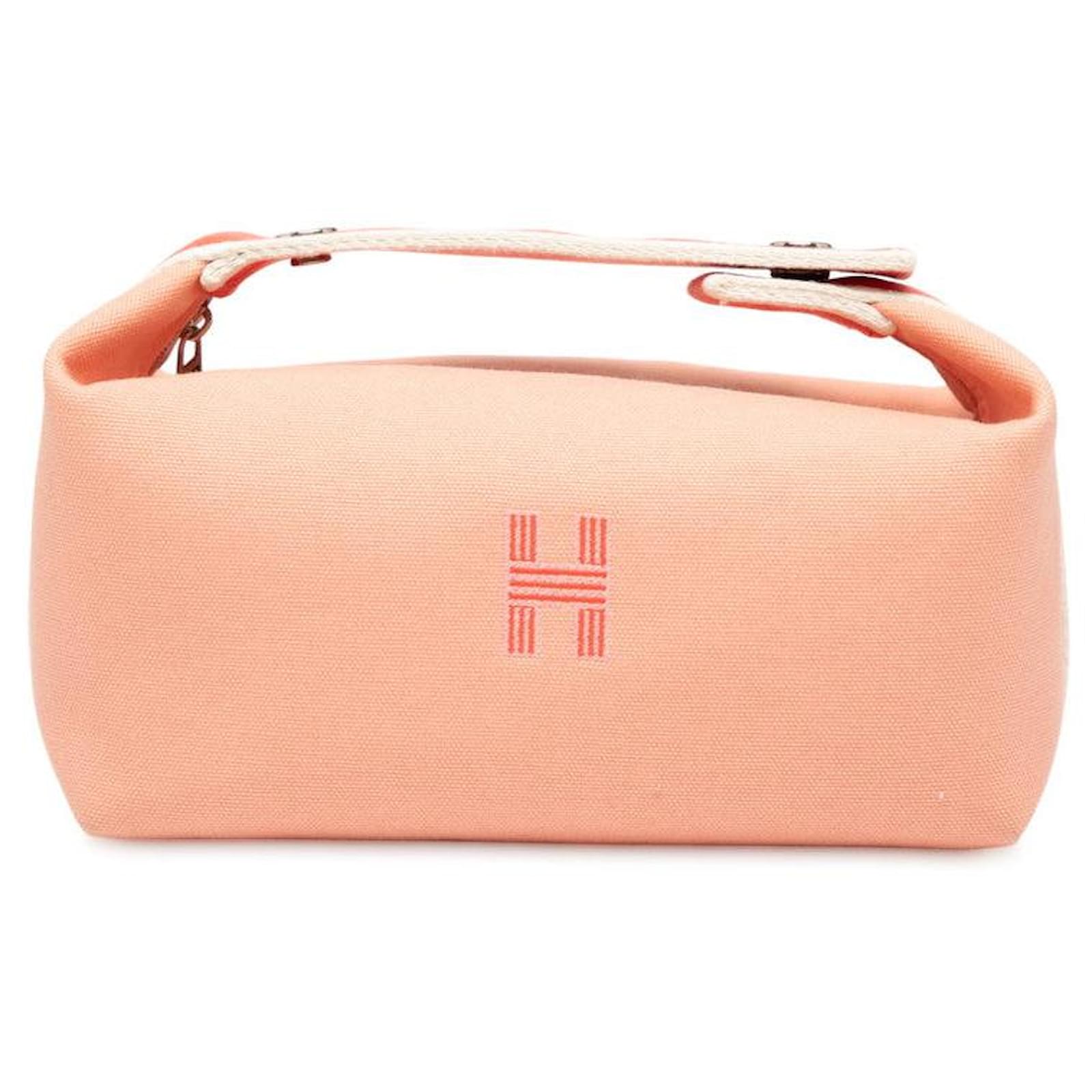 Hermès Hermes Bride a Brac Canvas Handbag Pink Cloth ref.2581081 - Joli ...