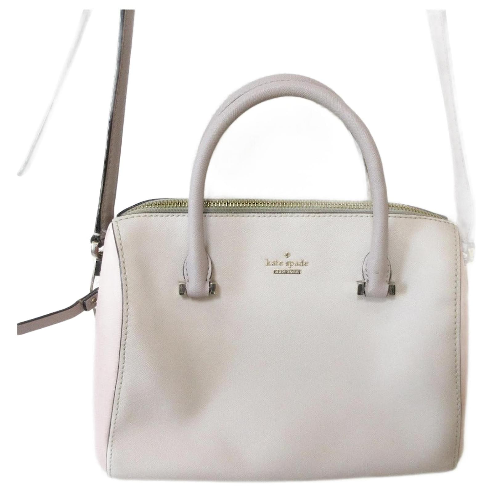 kate spade 2way handbag leather Beige ref.2583485 - Joli Closet