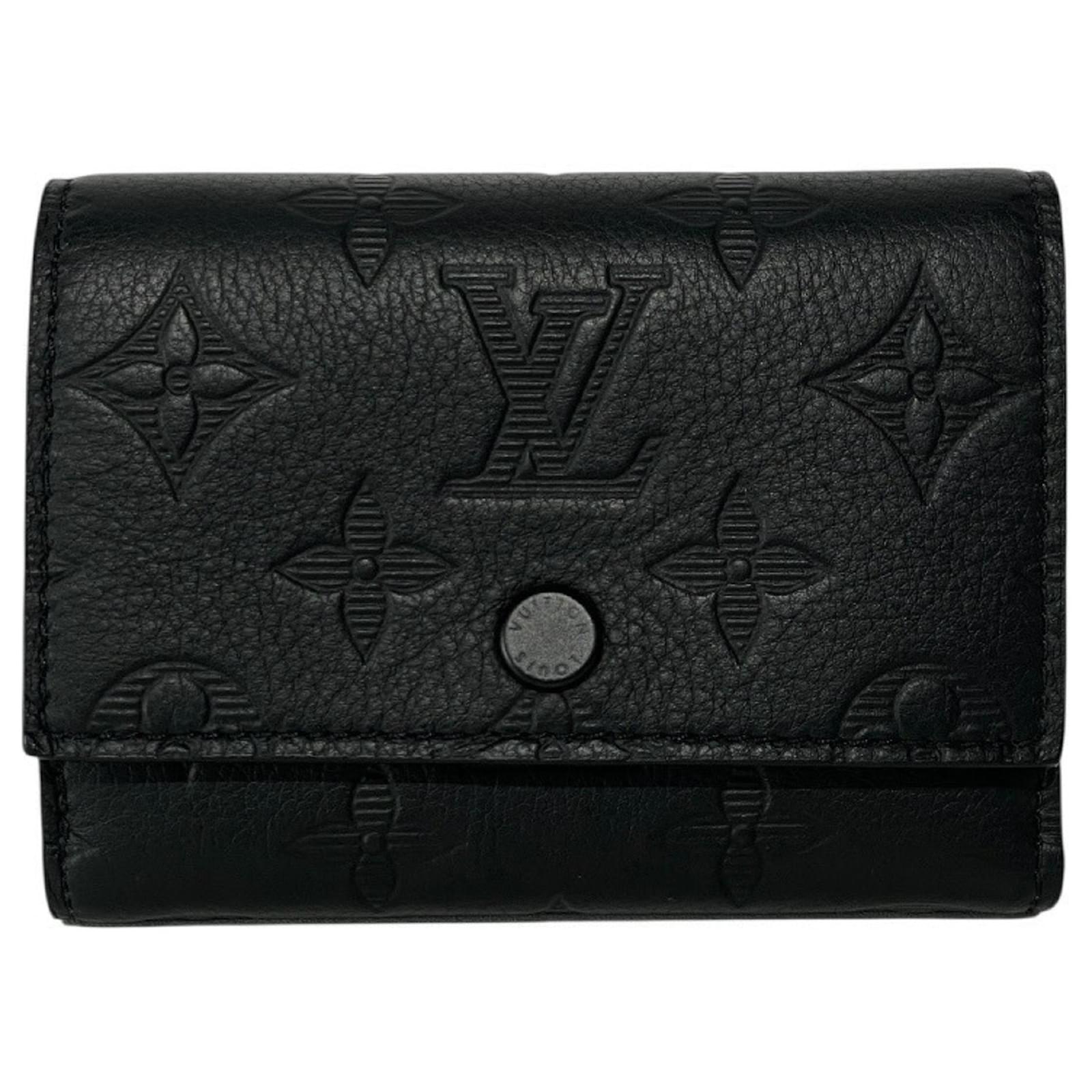 Portefeuille Victor Louis Vuitton Cuir Noir ref.2584506 - Joli Closet