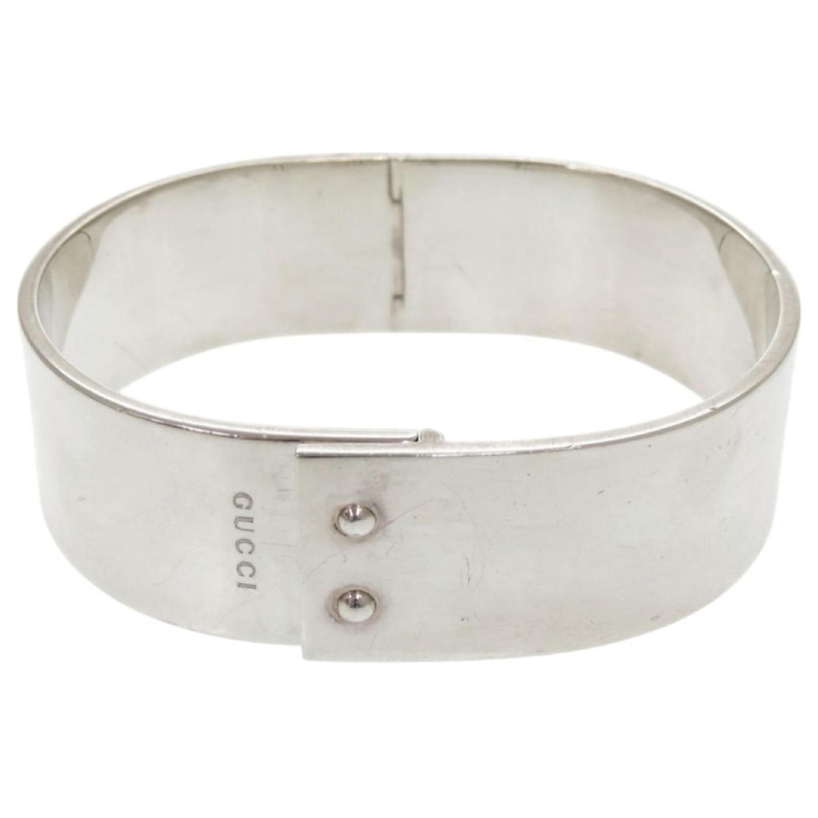 Gucci Silver 925 Bangle Silvery ref.2584795 - Joli Closet