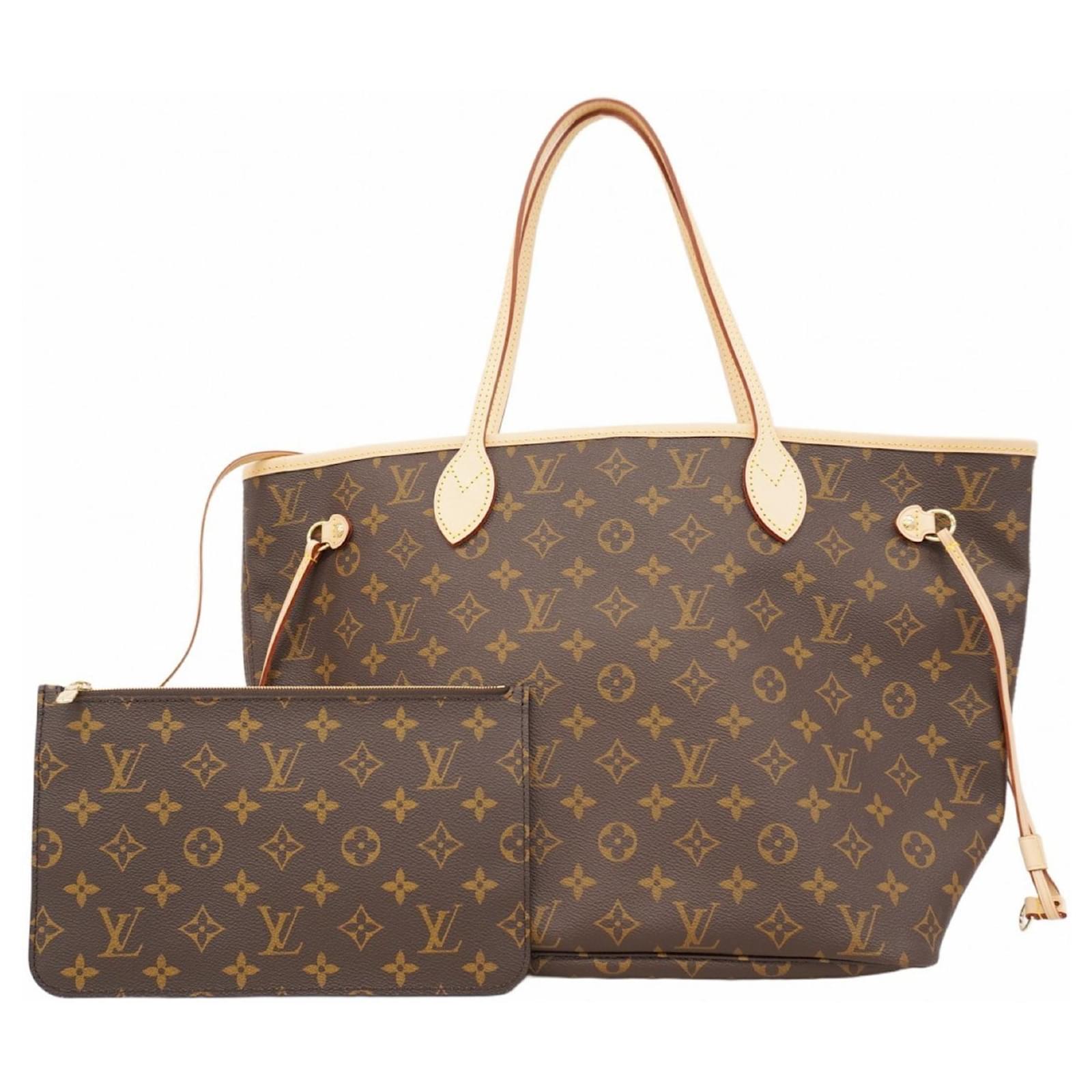 Louis Vuitton Monogram Neverfull MM Tote Bag Brown Beige ref.2585163 ...