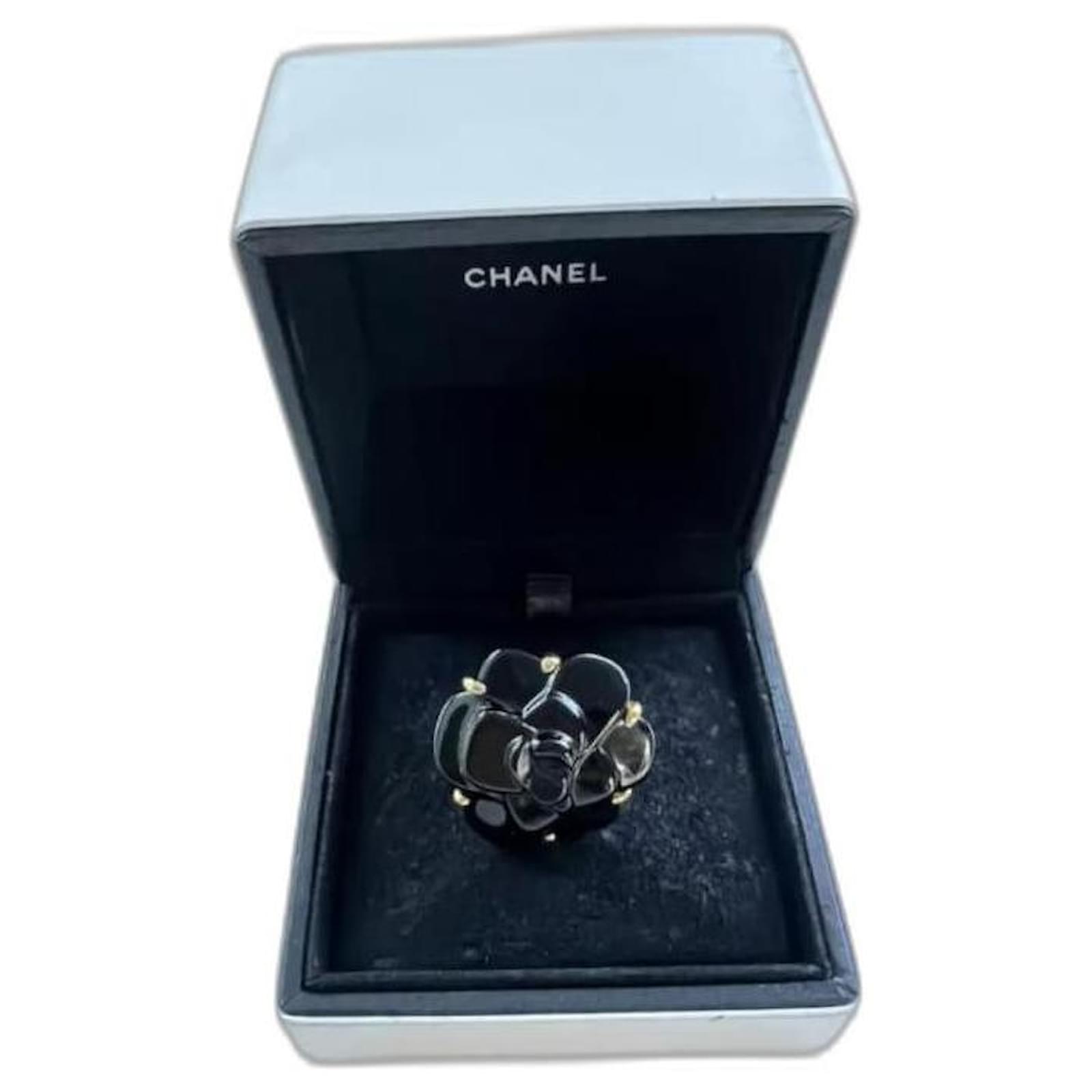 Cambon Chanel Rings Black Ceramic ref.2591089 - Joli Closet