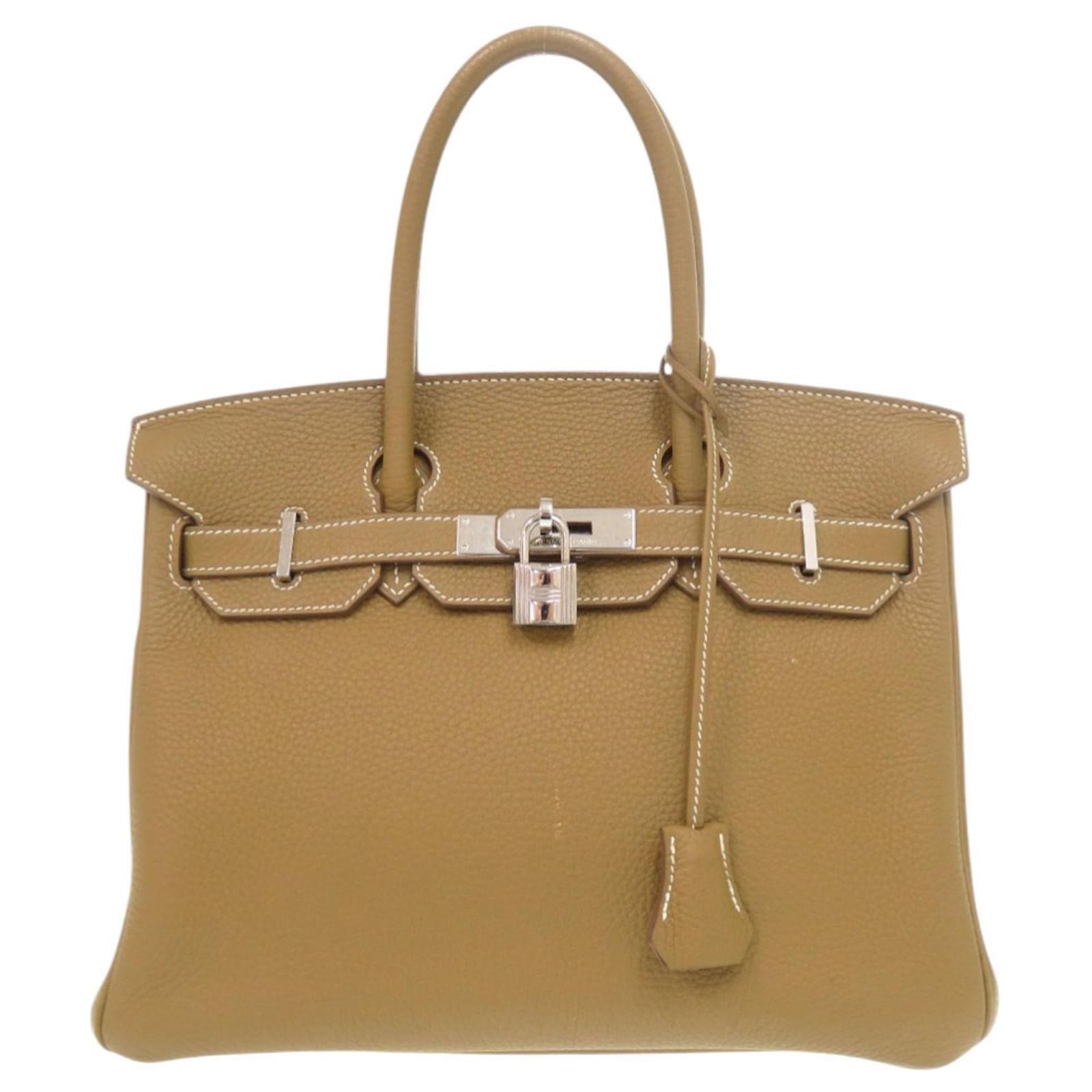 Hermès Hermes Birkin 30 Togo Craft Handbag Leather ref.2591534 - Joli ...