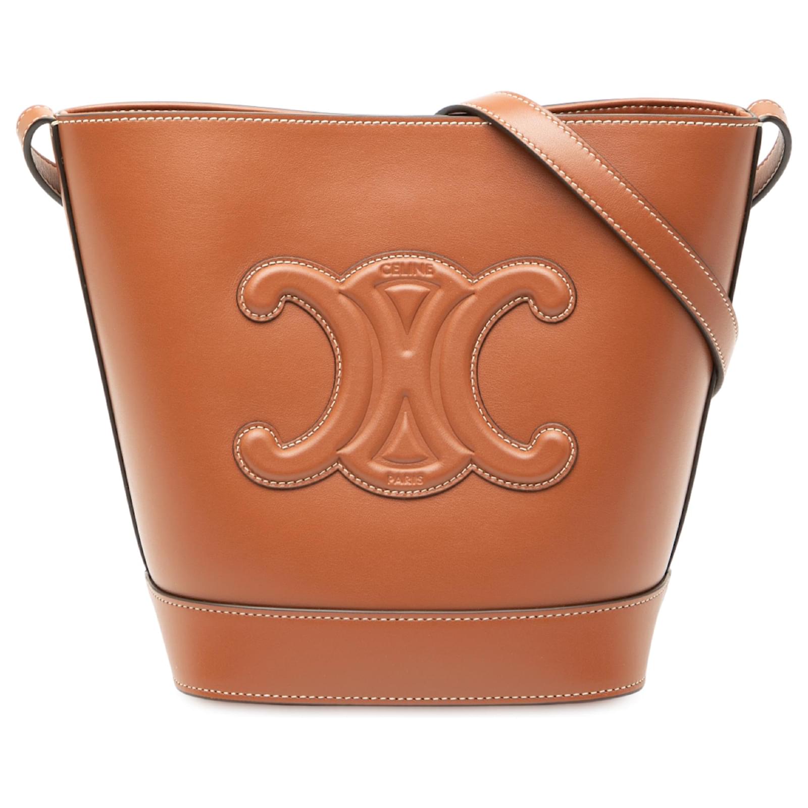 Celine Triomphe Bucket Bag Small