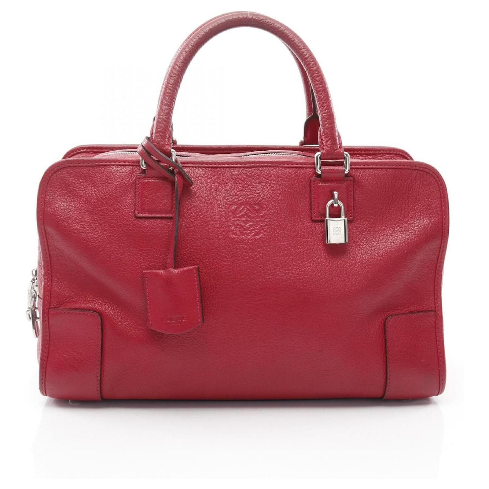 LOEWE Amazona 36 Handbag Red Leather ref.2598507 - Joli Closet