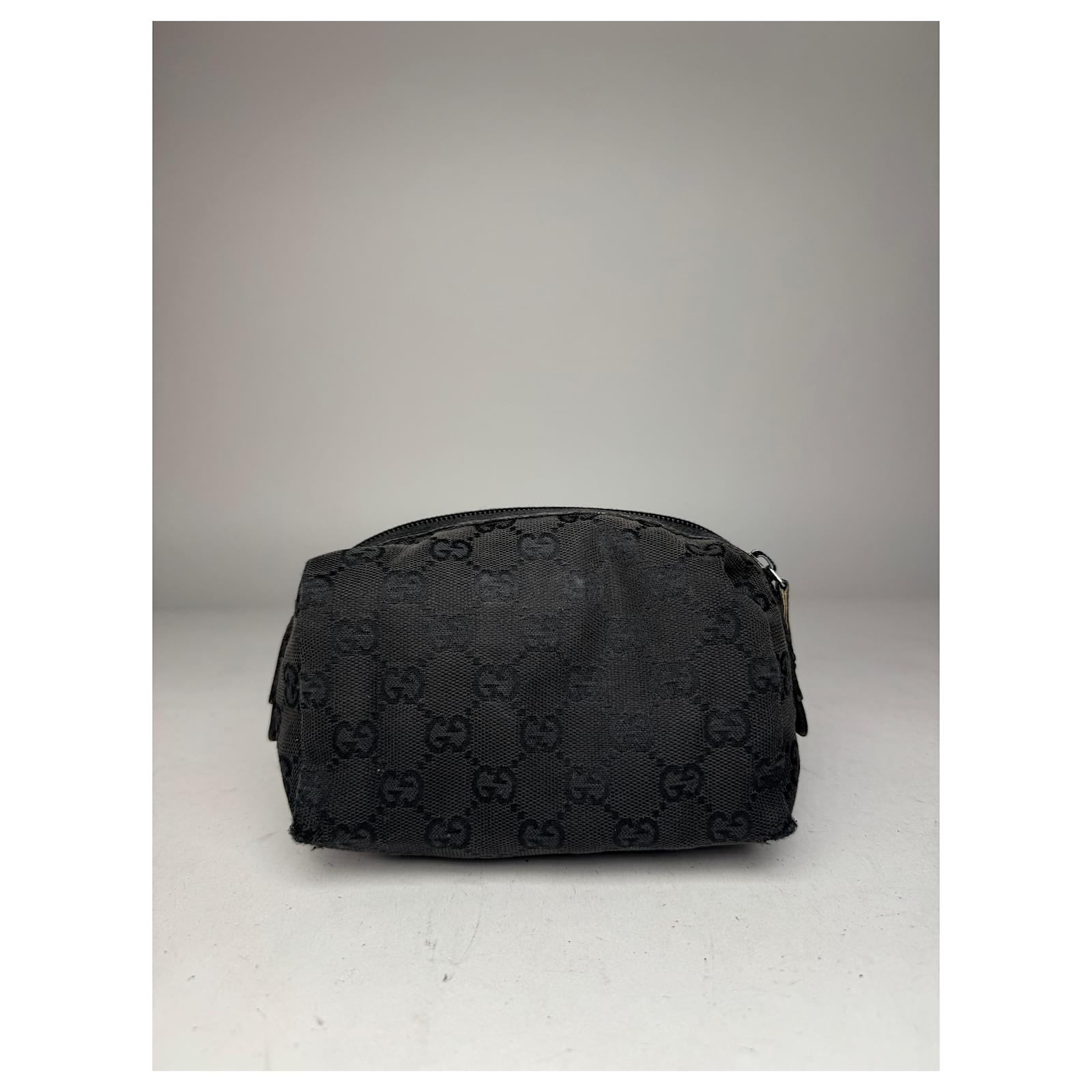 Vintage Gucci Monogram Mini Bag black Cotton ref.2598791 - Joli Closet
