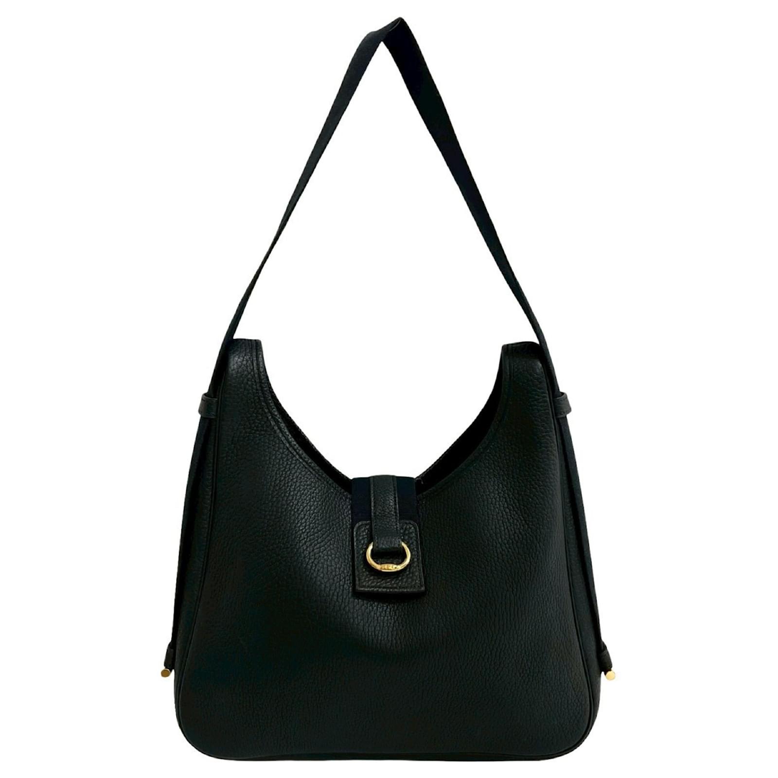 Hermès Hermes Taurillon Clemence Leather Shoulder Bag Black ref.2599099 ...