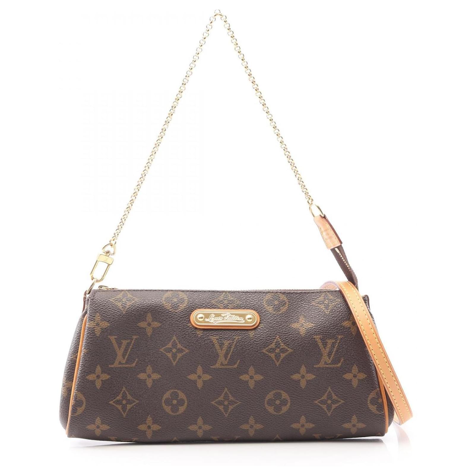 Louis Vuitton Eva Monogram Coated Canvas Shoulder Bag Brown Cloth ref ...