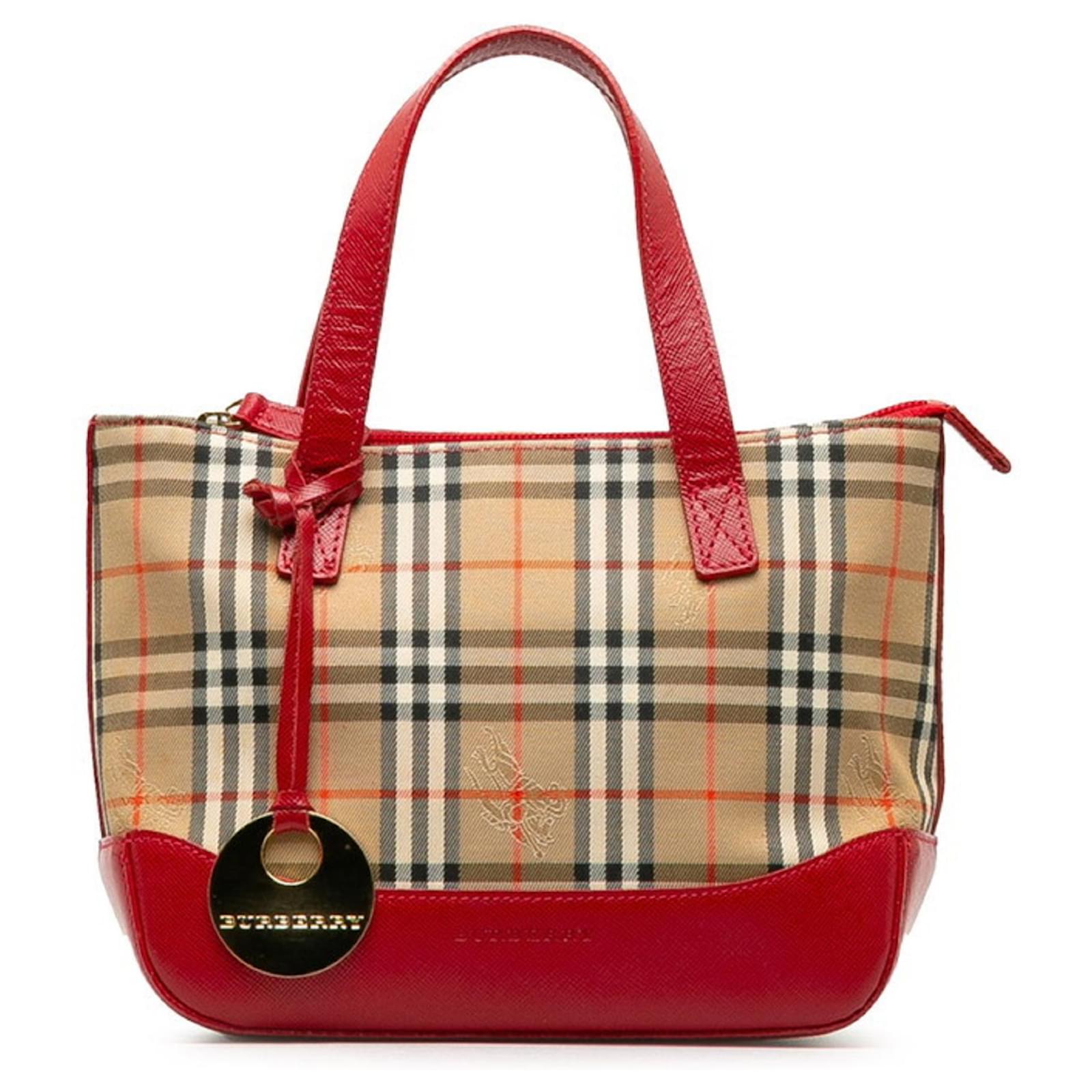 Burberry Nova Check Shadow Horse Mini Handbag Multiple colors Beige ...
