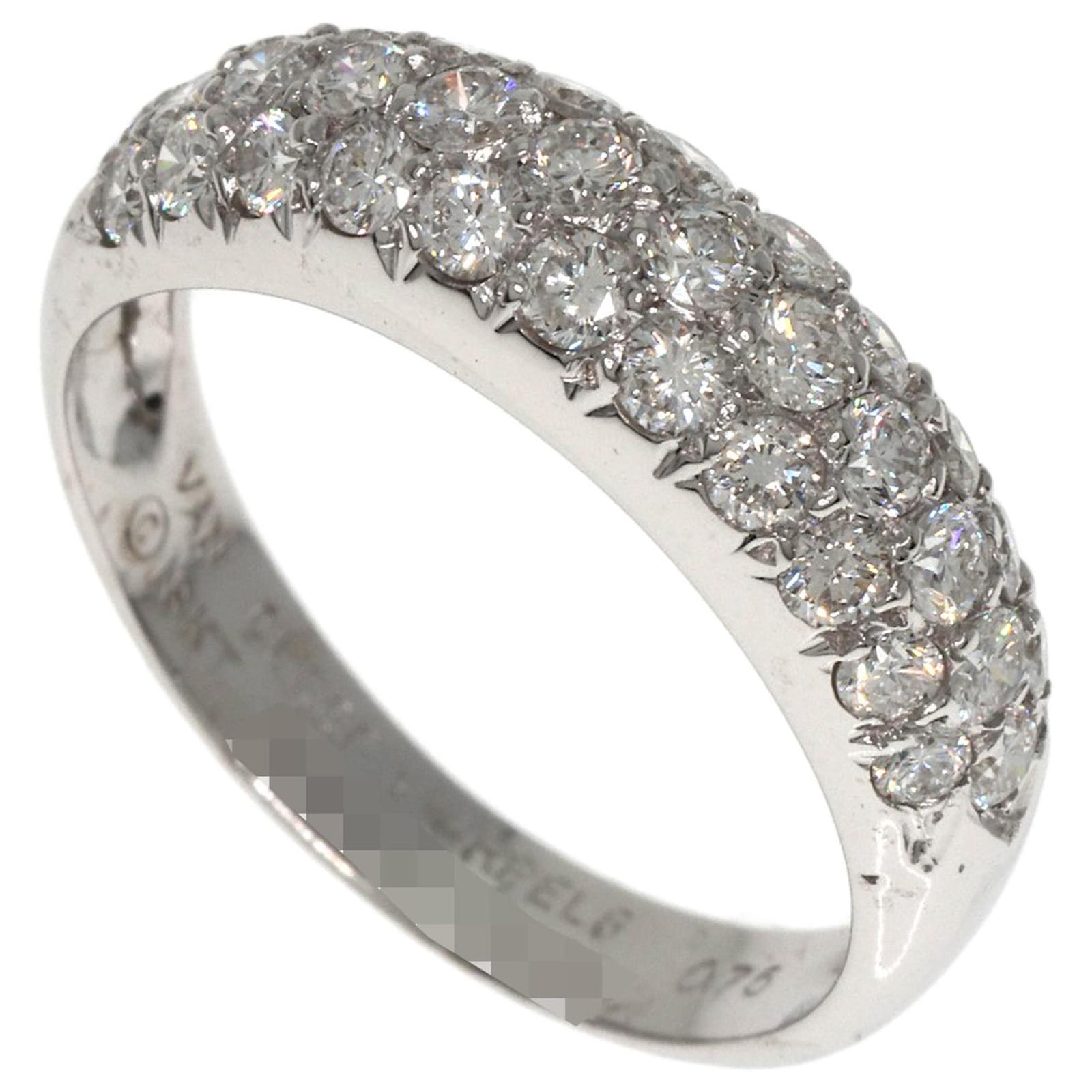 Van Cleef & Arpels Pavé Diamond Band Ring ref.2613268 - Joli Closet