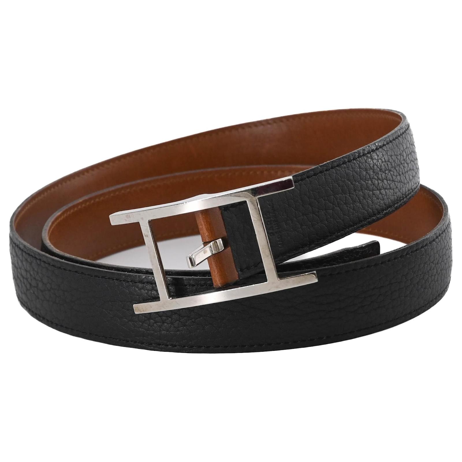 Hermès HERMES Api 3 Reversible Belt Brown Black ref.2613951 - Joli Closet