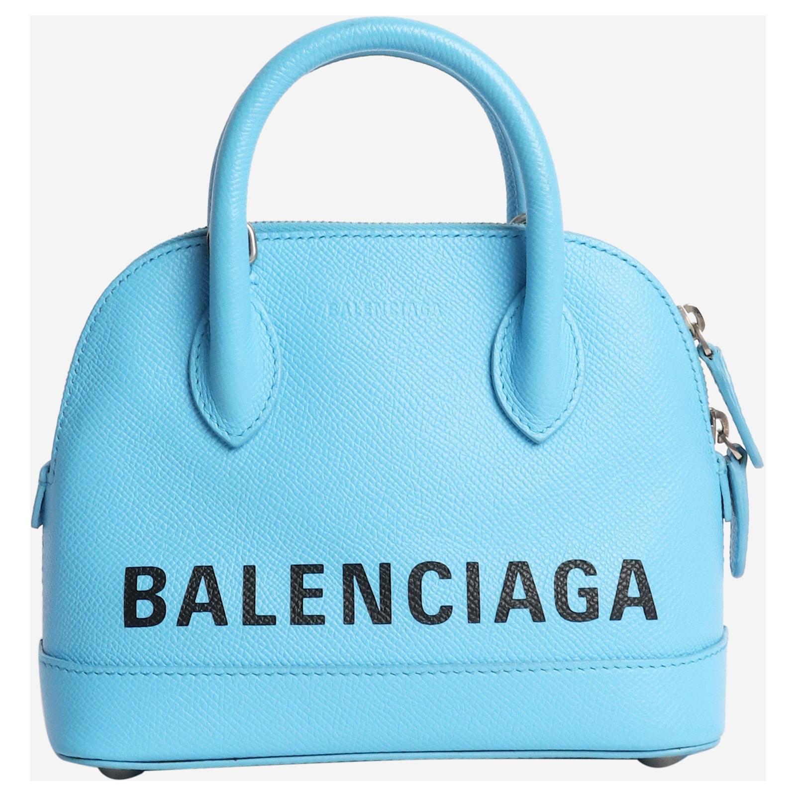 Balenciaga Blue mini ville bag Leather ref.2616312 - Joli Closet