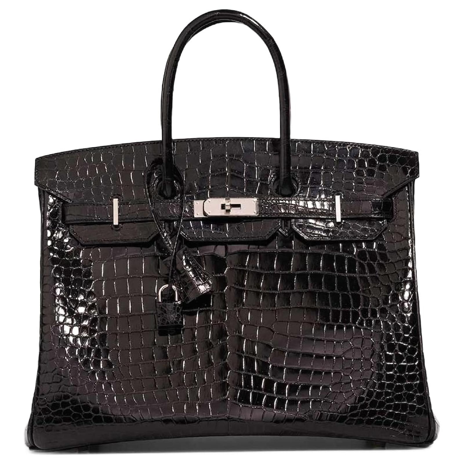 Hermès HERMES Birkin 35 Exotic Leather Black - 102991 ref.2617744 ...