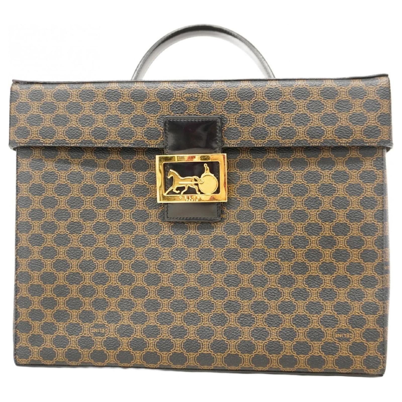 Céline Celine Makeup Box Macadam Black Plastic ref.2618690 - Joli Closet