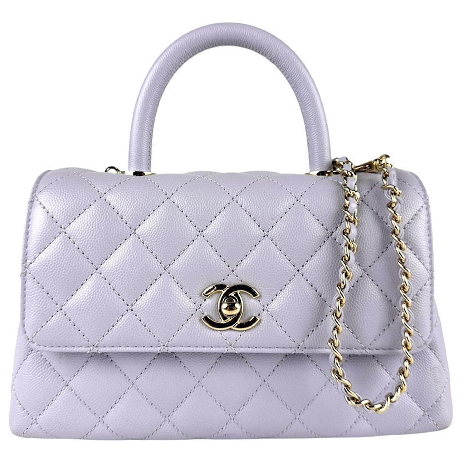 Chanel Coco Handle XS Handbag in Light Purple ref.2619007 - Joli Closet