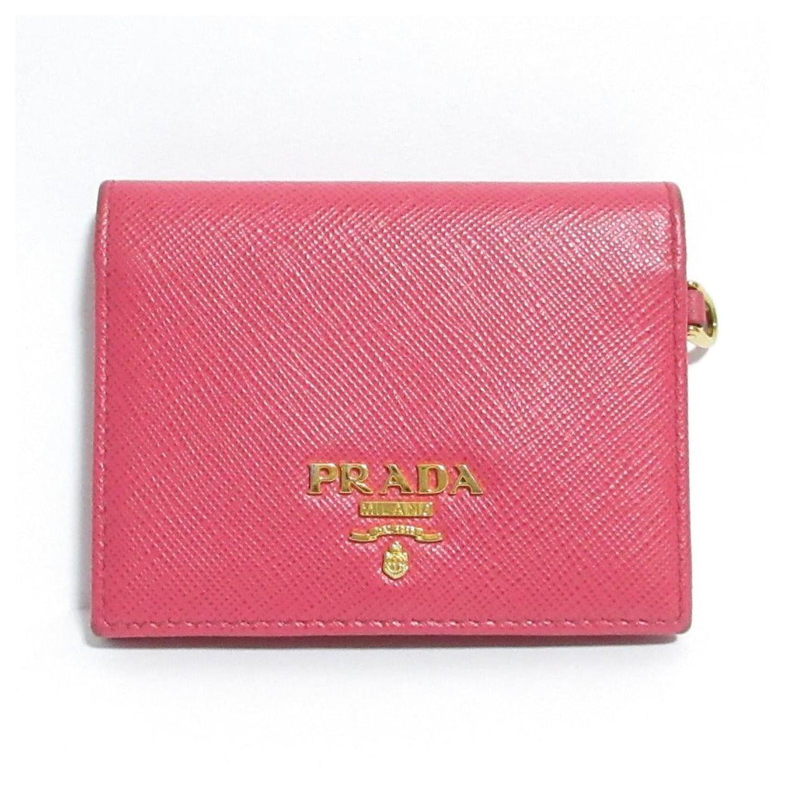 Prada Saffiano Leather Card Case Pink ref.2620750 - Joli Closet