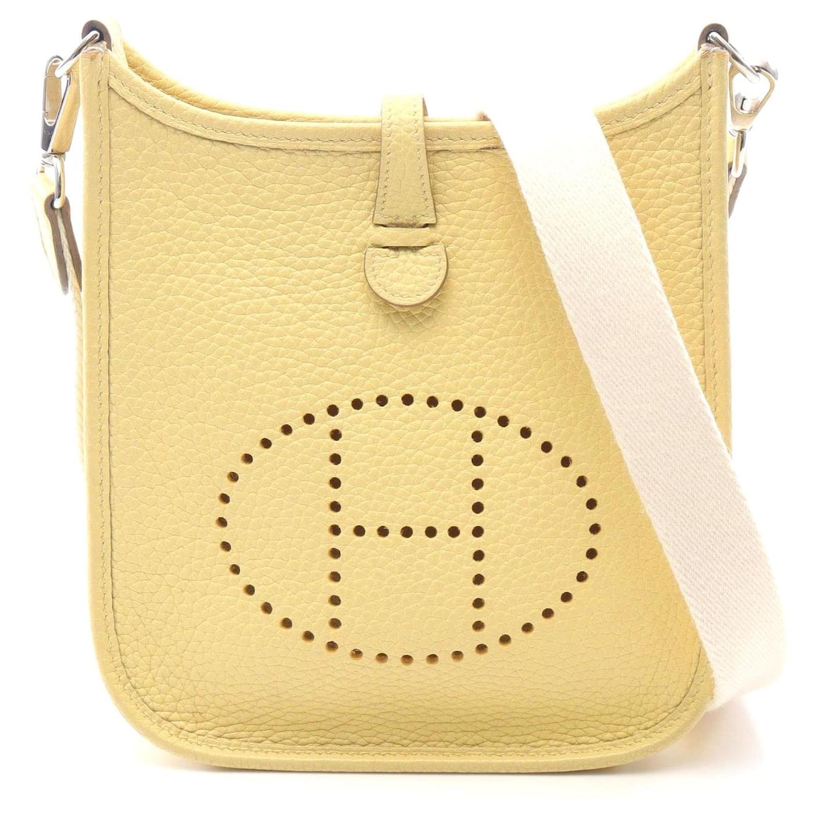 Hermès Hermes Evelyne TPM Amazon Yellow Shoulder Bag Leather Pony-style ...