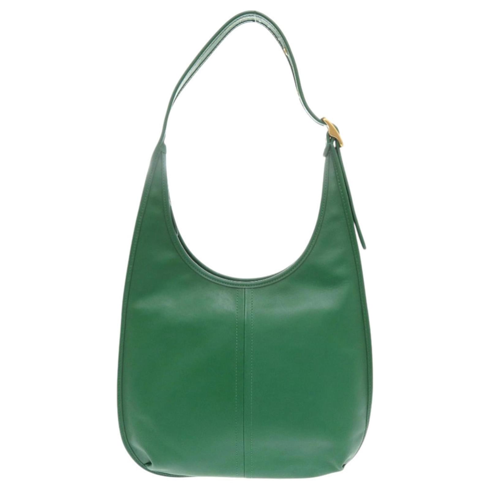 Coach Ergo Leather Green Shoulder Bag ref.2623874 - Joli Closet