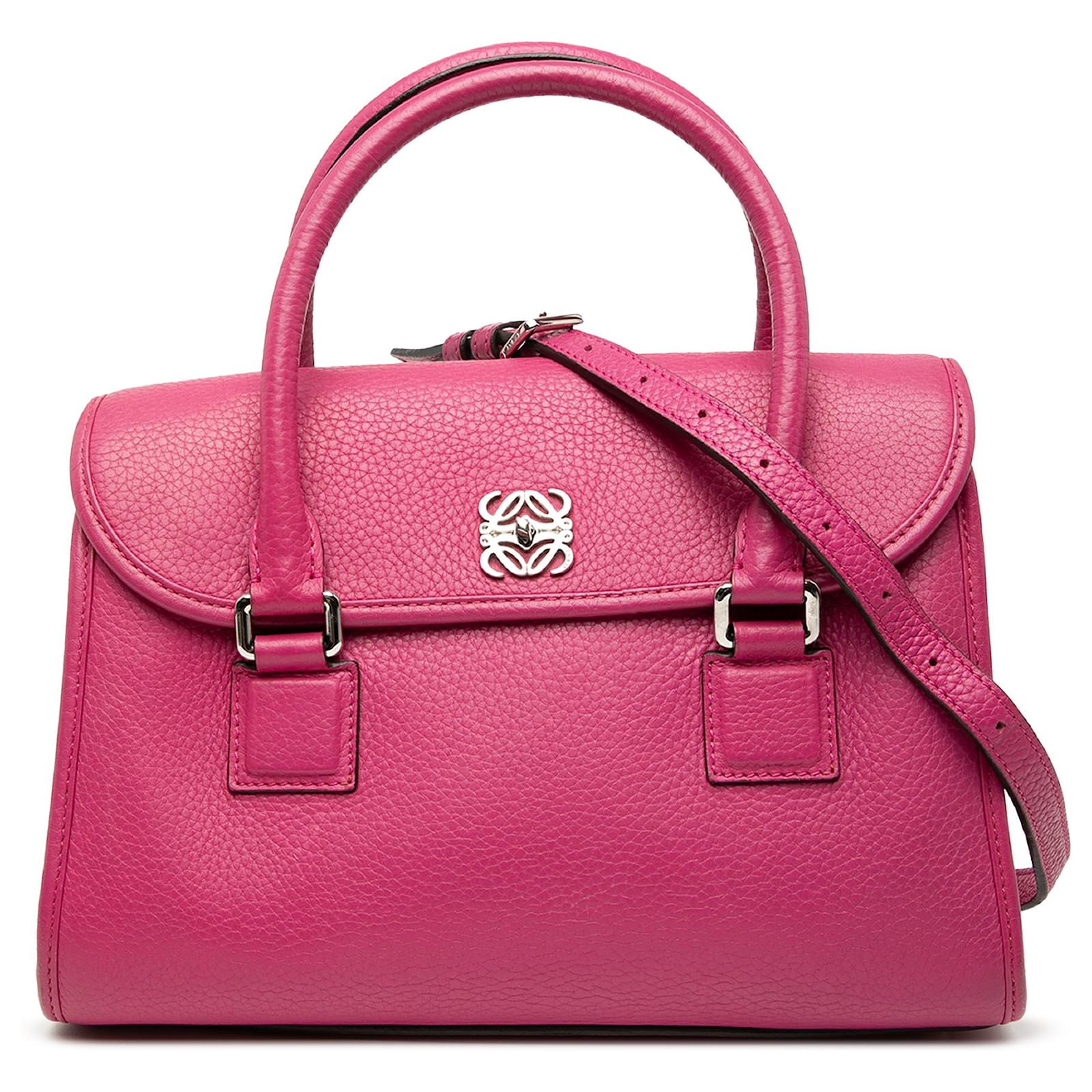 LOEWE Pink Leather Alamo 28 Pony-style calfskin ref.2624590 - Joli Closet