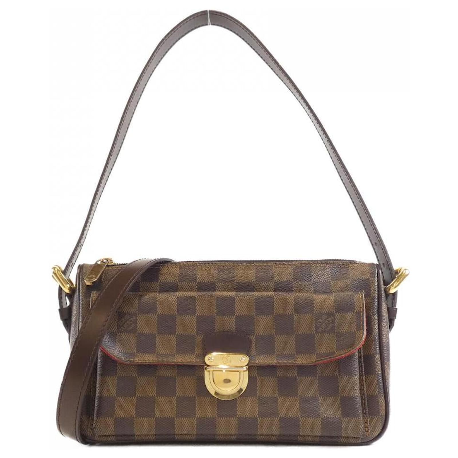 Louis Vuitton Ravello Damier Shoulder Bag Brown Cloth ref.2630531 ...