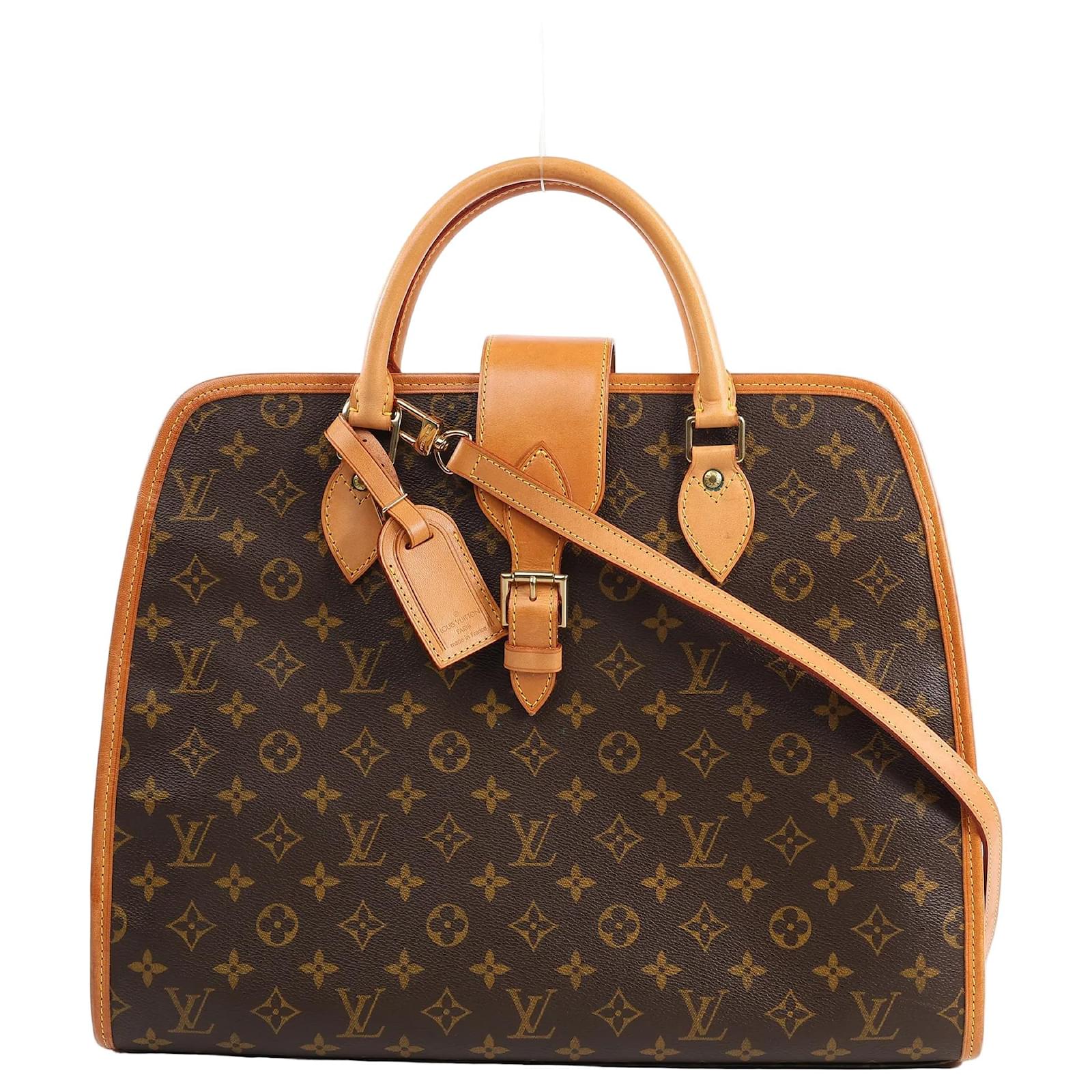 Louis Vuitton Monogram Rivoli 2Way Handbag in Brown M53380 Leather ref ...