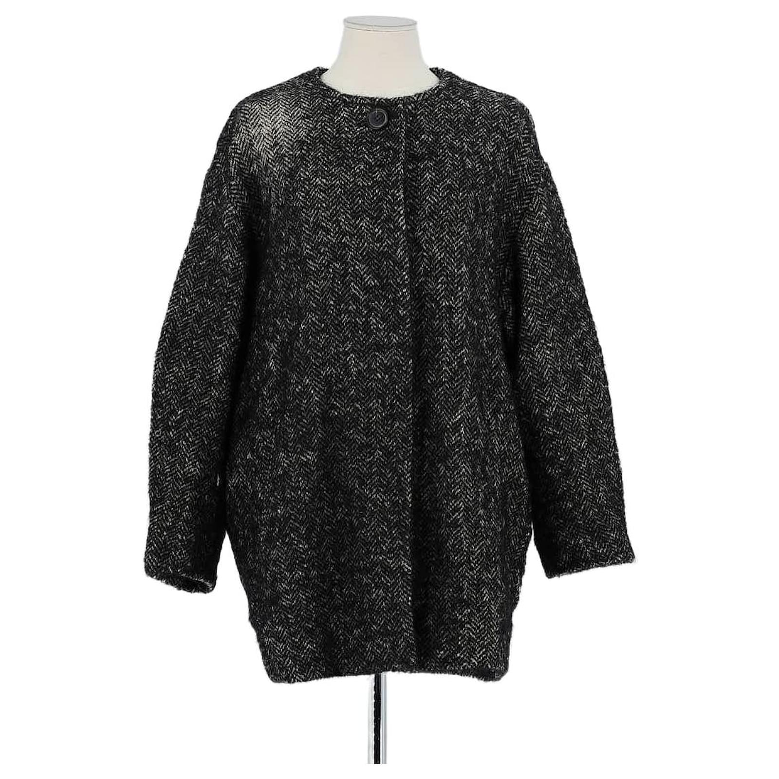 Isabel Marant Black wool coat ref.2660055 - Joli Closet