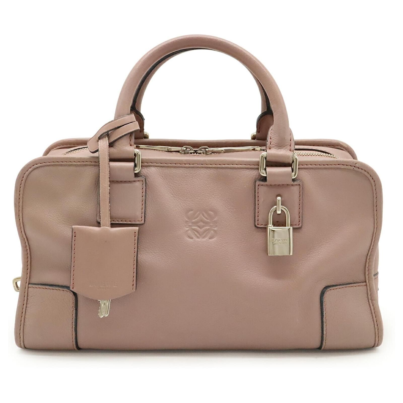 Loewe Amazona 28 Handbag Pink Leather ref.2661271 - Joli Closet