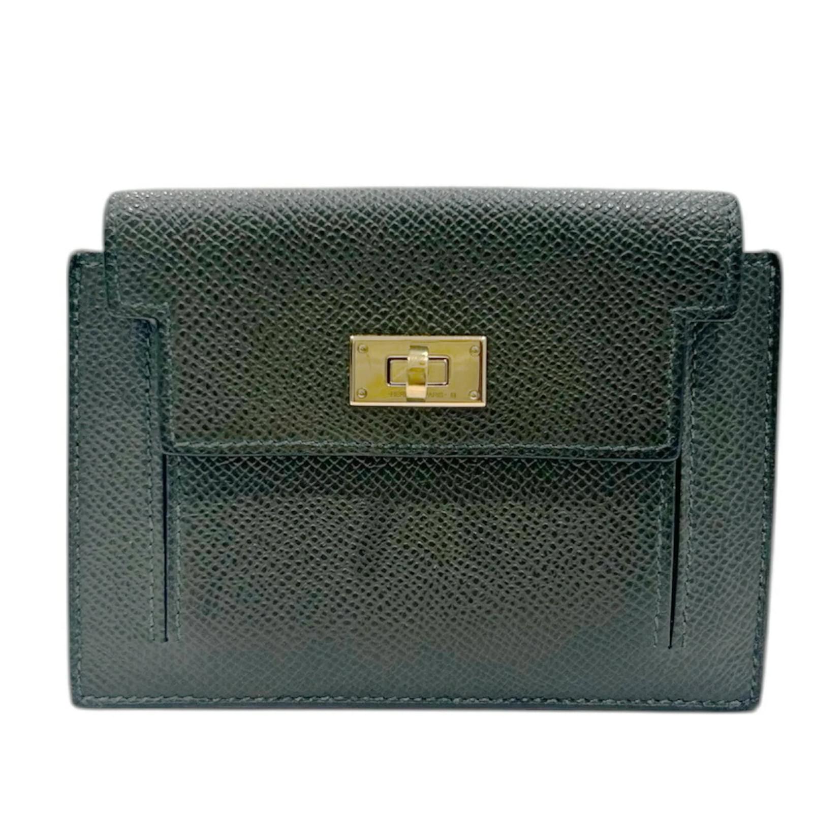 Hermès HERMES Kelly Pocket Compact Wallet Leather ref.2666557 - Joli Closet
