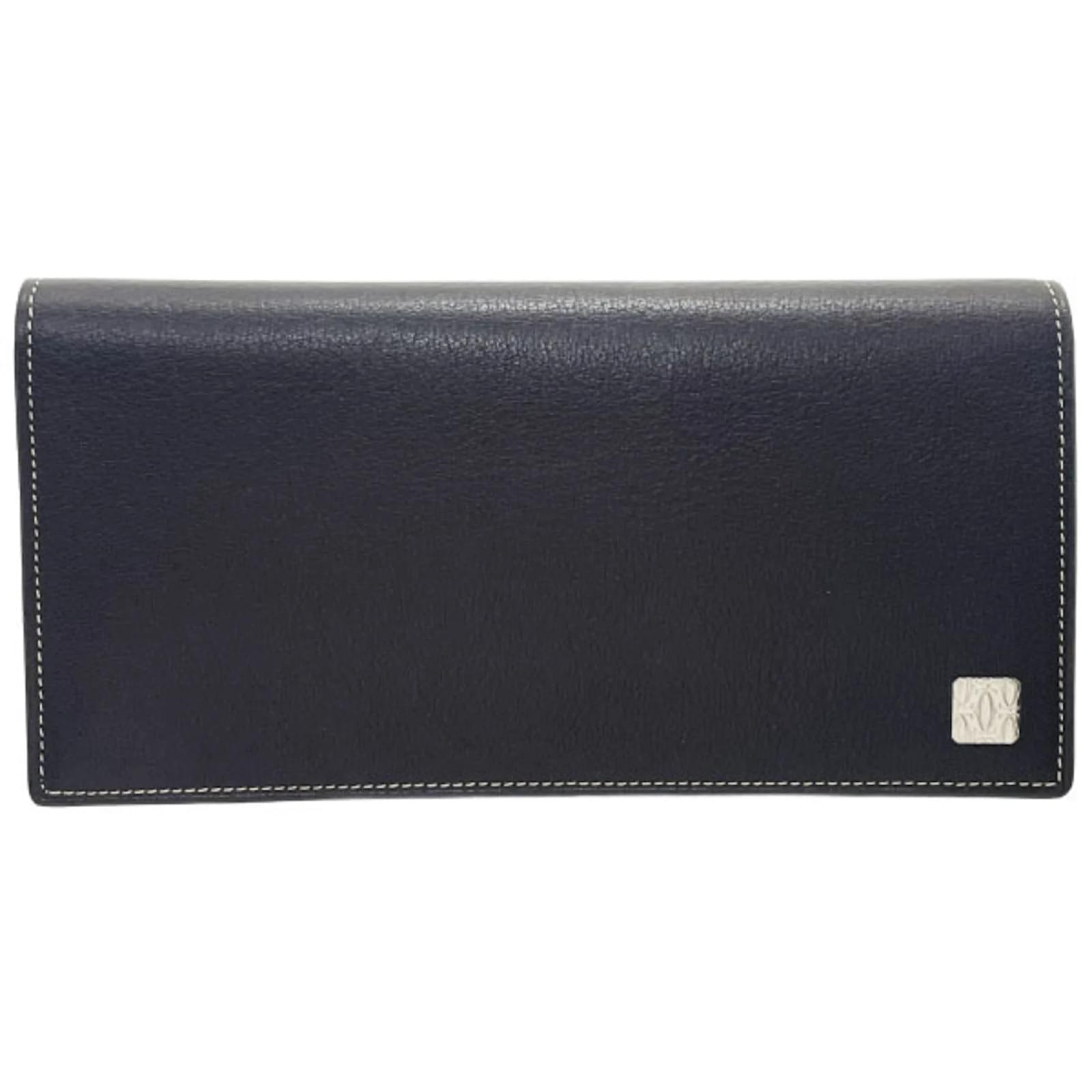 Cartier 2C Motif Bifold Long Wallet Dark brown Leather ref.2666864 ...