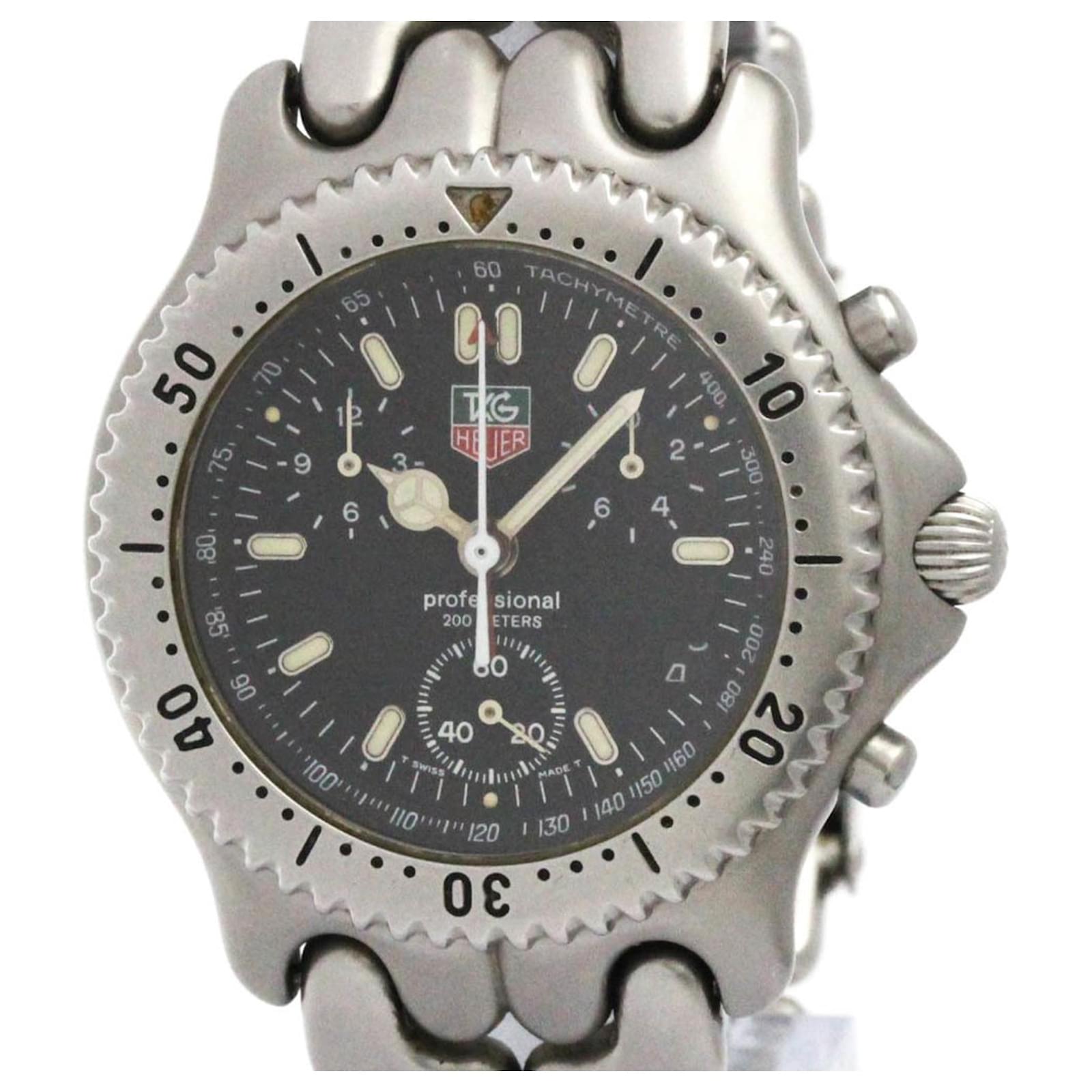 TAG HEUER Sel Chronograph Steel Quartz Men's Watch ref.2670376 - Joli ...