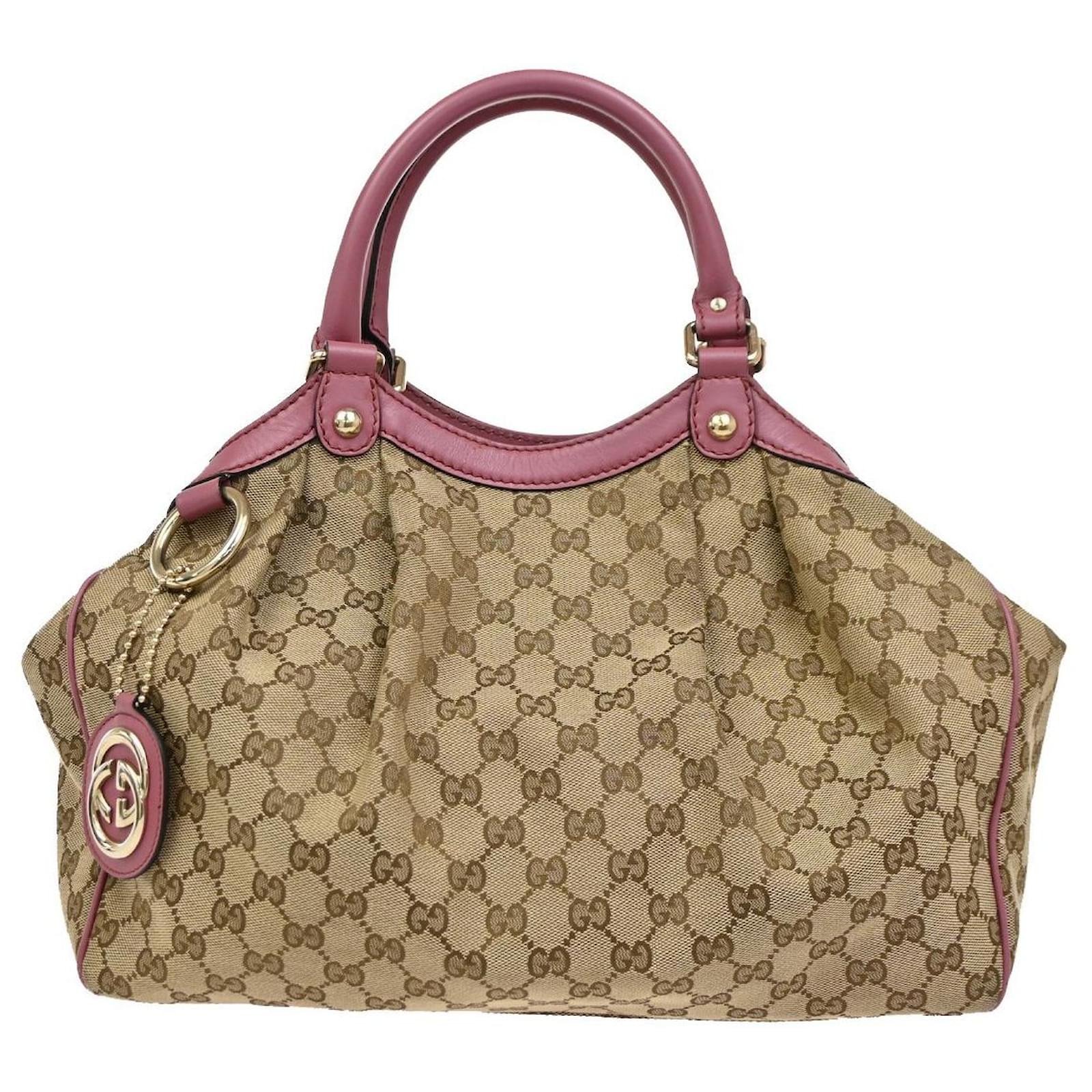Gucci Sukey Tote GG Canvas Medium Beige Cloth ref.2676288 - Joli Closet